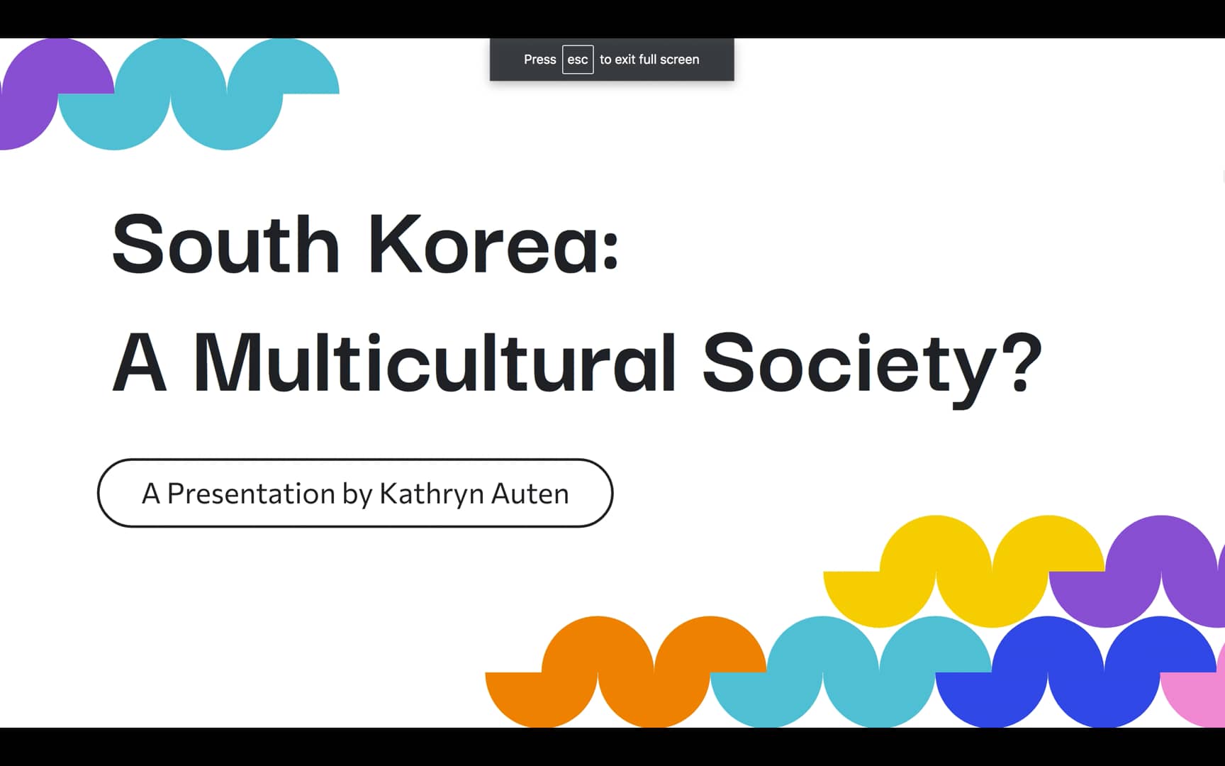 South Korea- A Multicultural Society? PPT.mov on Vimeo