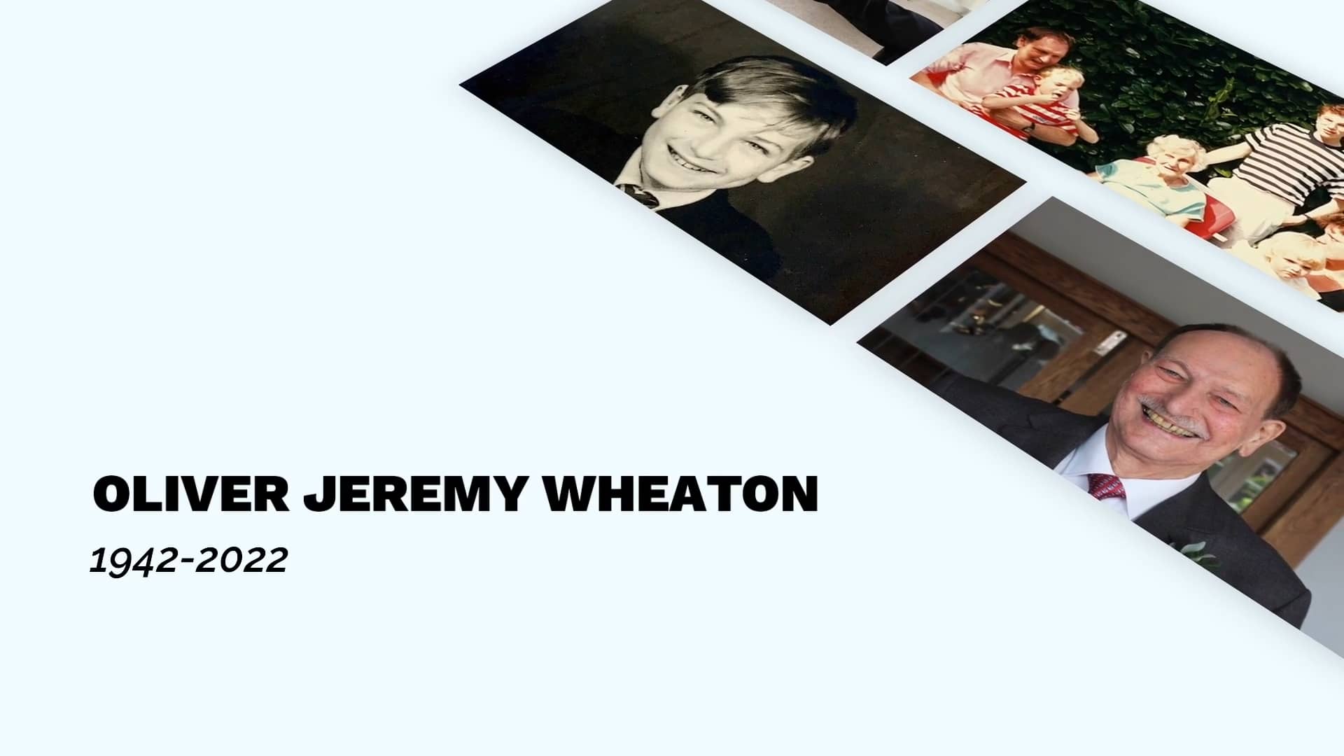 Oliver Jeremy Wheaton - 1942-2022 on Vimeo
