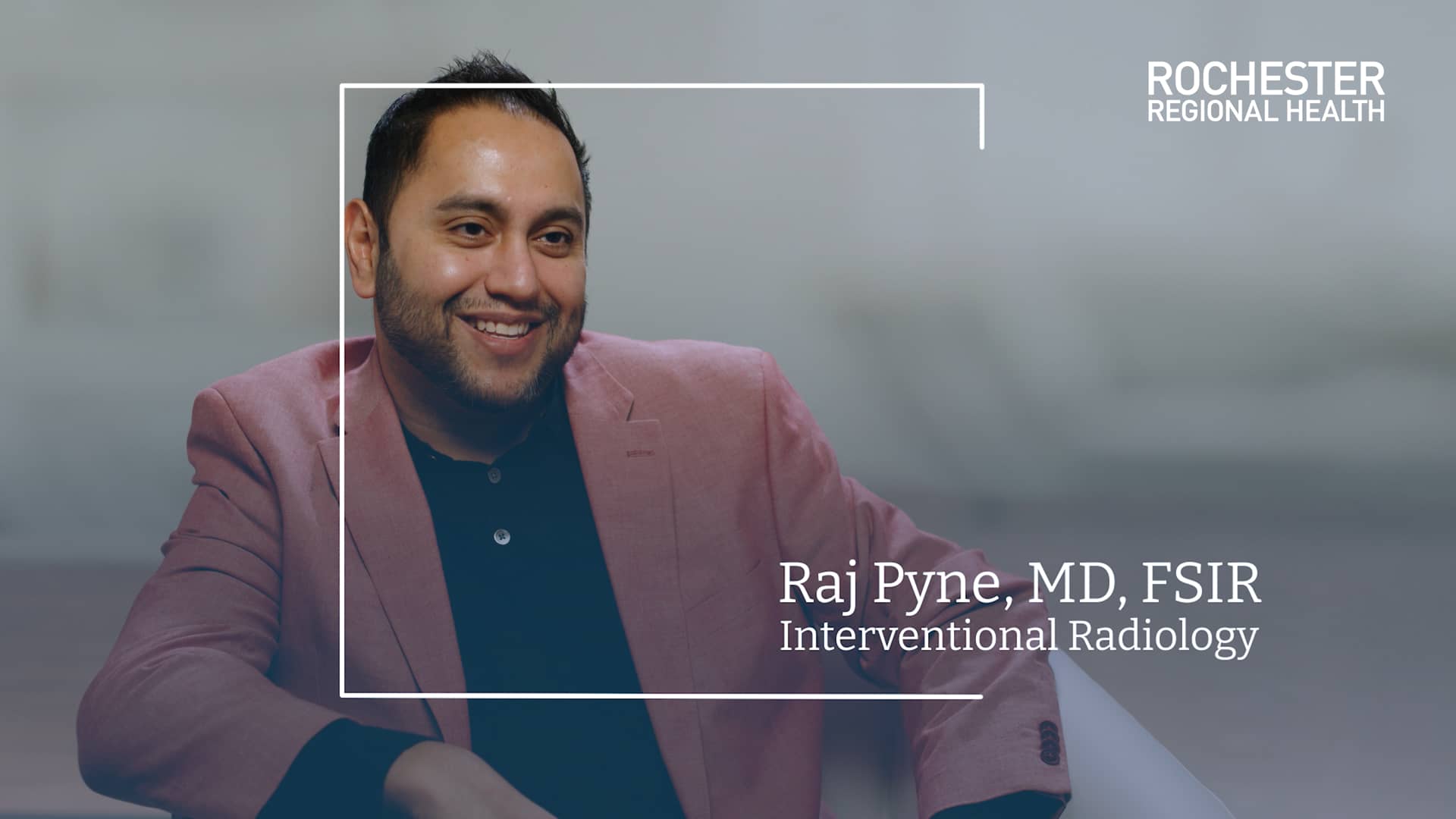 Meet Dr. Raj Pyne, Interventional Radiology on Vimeo