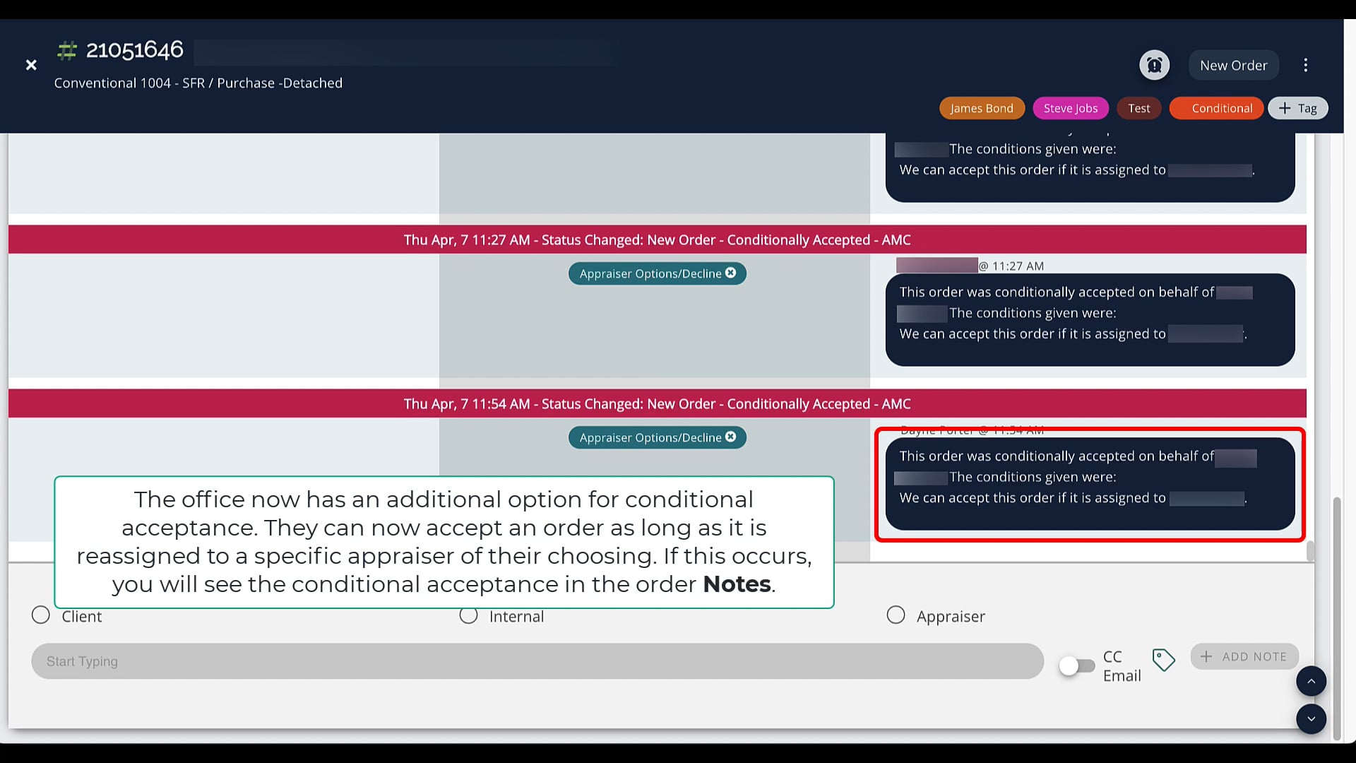 Conditionally Accept Tutorial on Vimeo