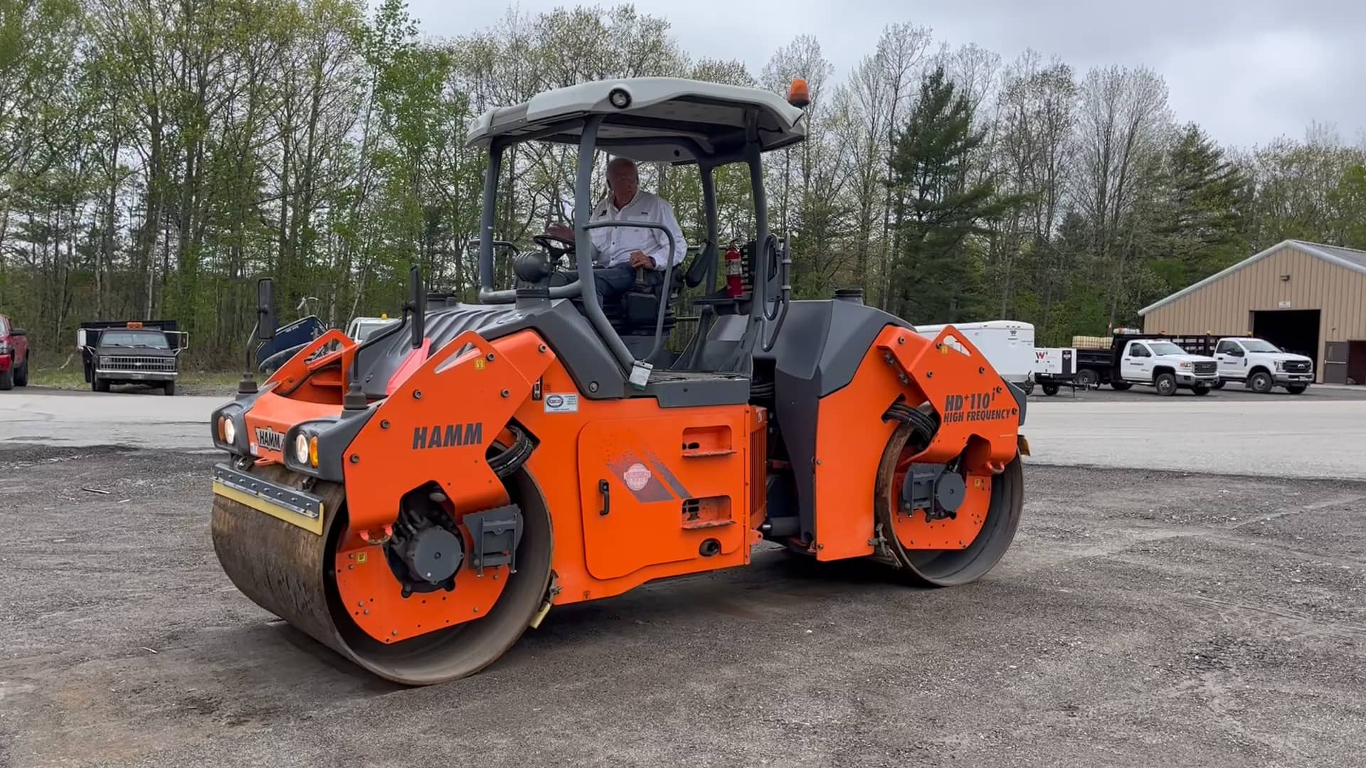 2015 HAMM HD+110I VV HV TANDEM VIBRATORY ROLLER SN H2090265 on Vimeo