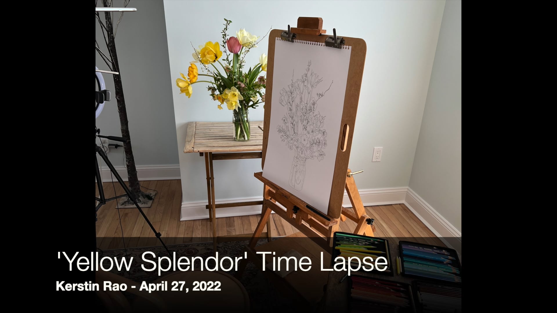 'Yellow Splendor' Time Lapse Kerstin Rao 4-27-2022 on Vimeo