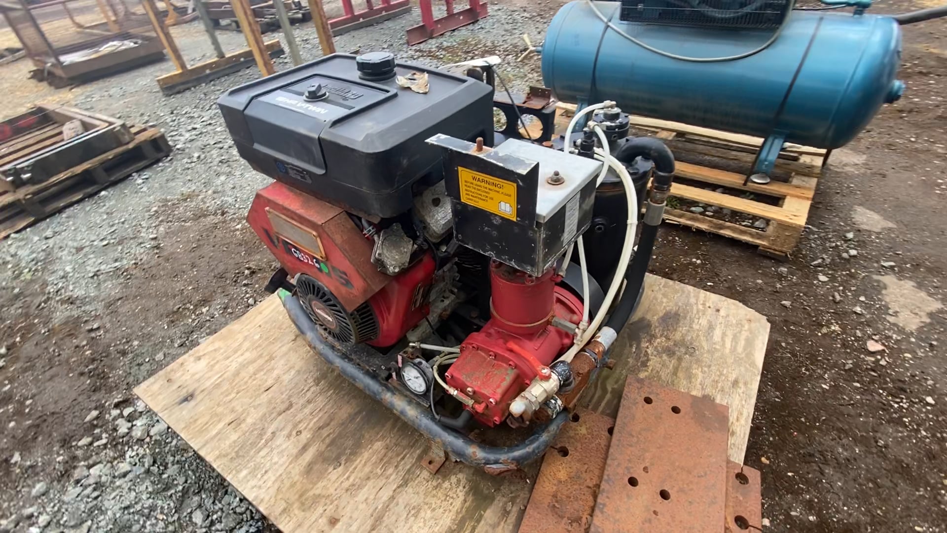 Petrol Compressor - GB Digger Hire May 22 on Vimeo