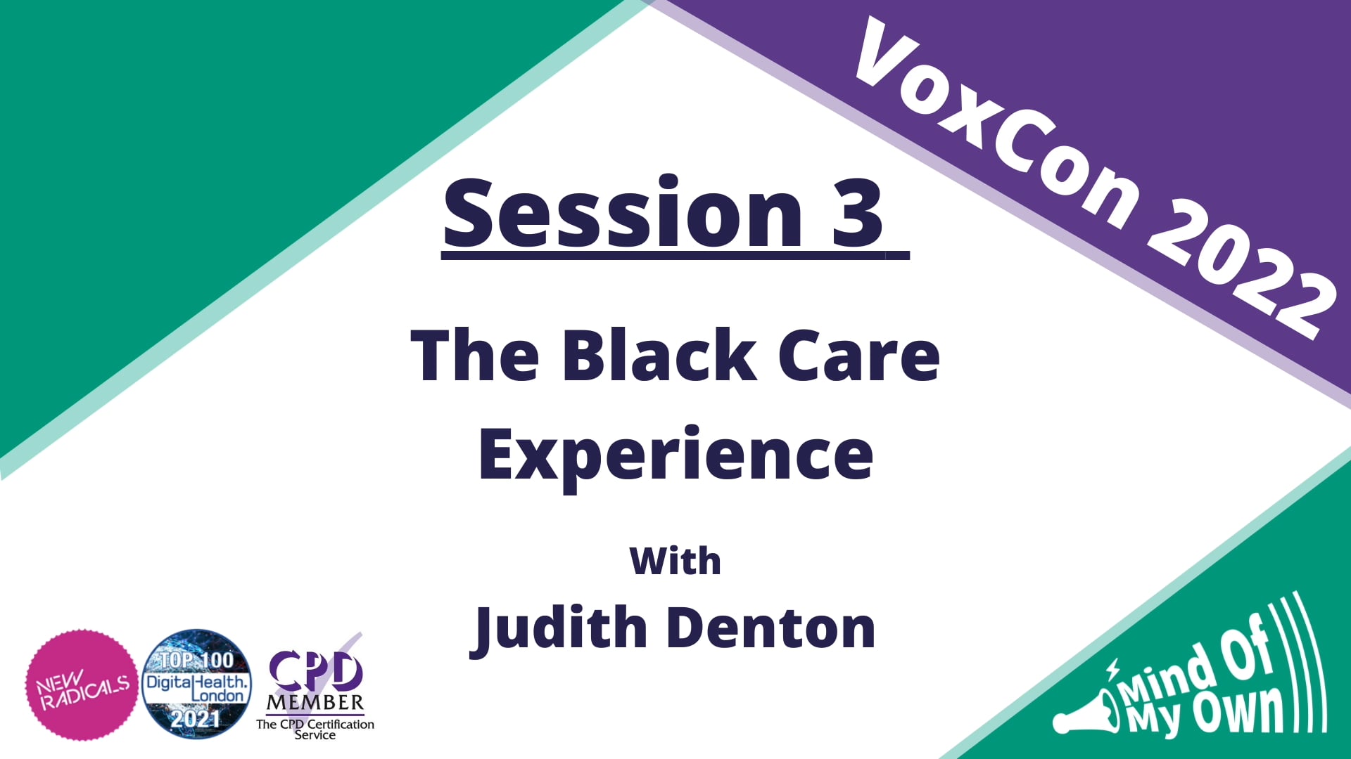 The Black Care Experience | VoxCon 2022 on Vimeo
