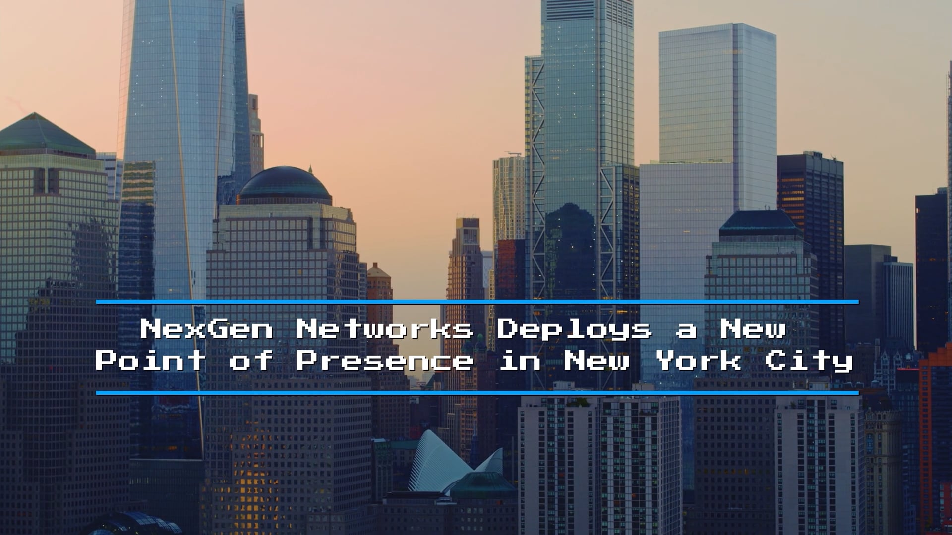 NexGen Networks Deploys a New Point of Presence in NYC on Vimeo