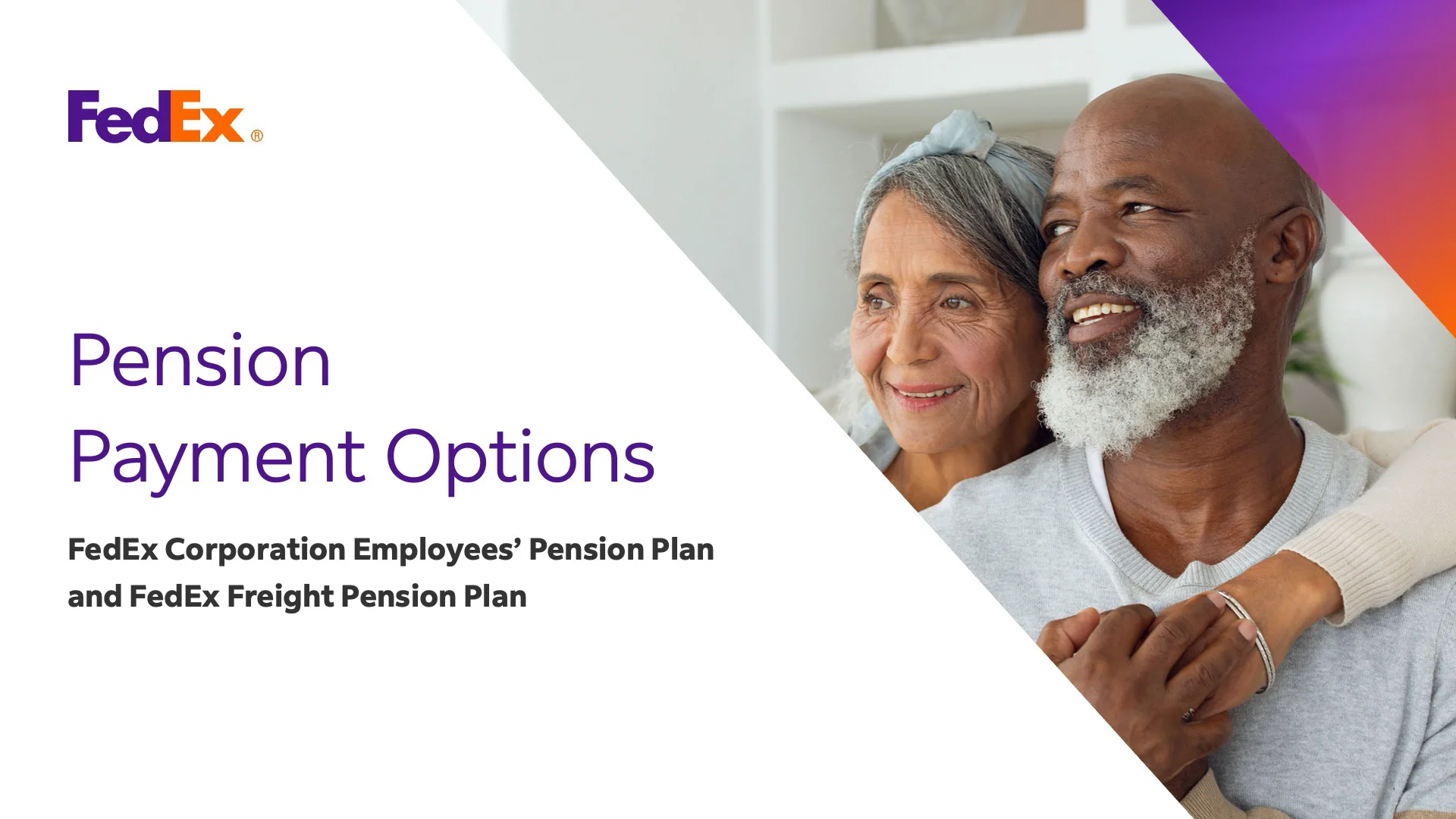 Pension Payment Options (Corp. and FedEx Freight, Inc.) on Vimeo