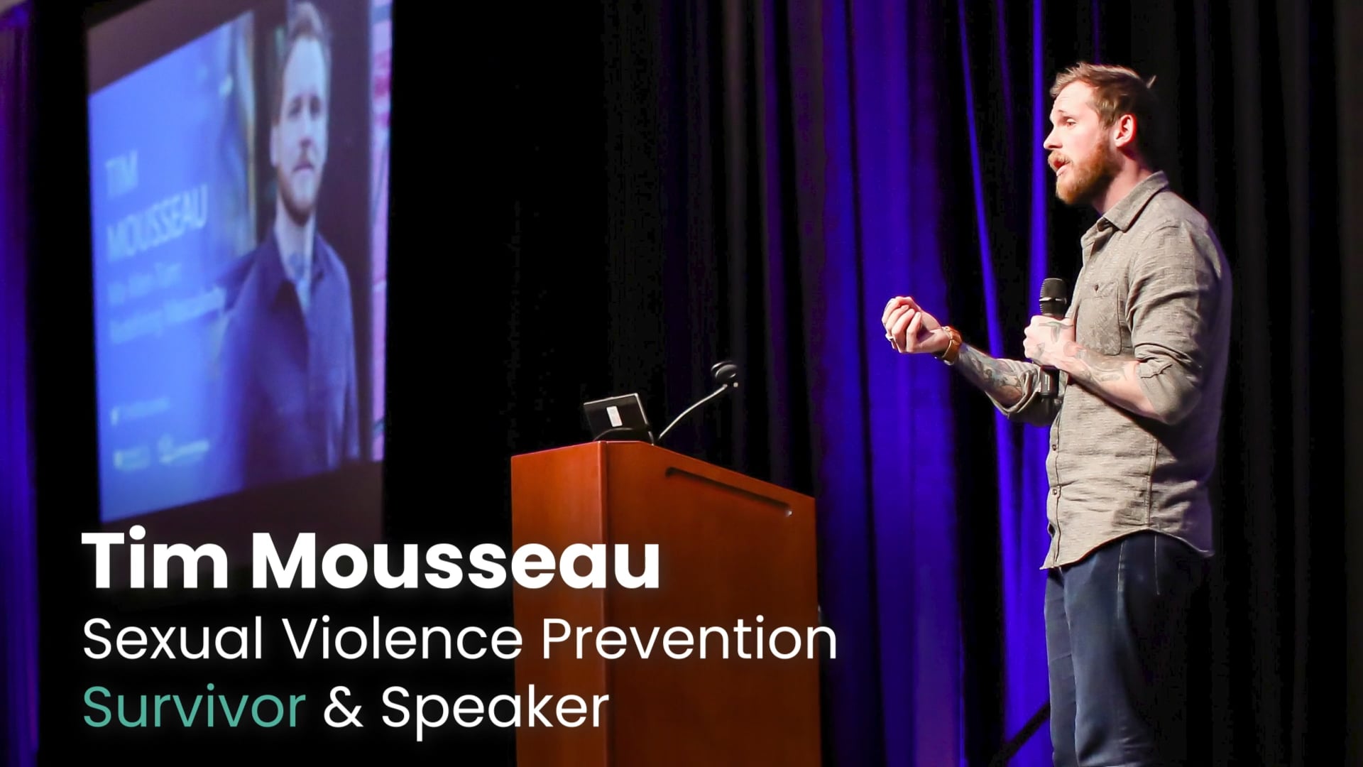 Tim Mousseau College Speaking Reel on Vimeo