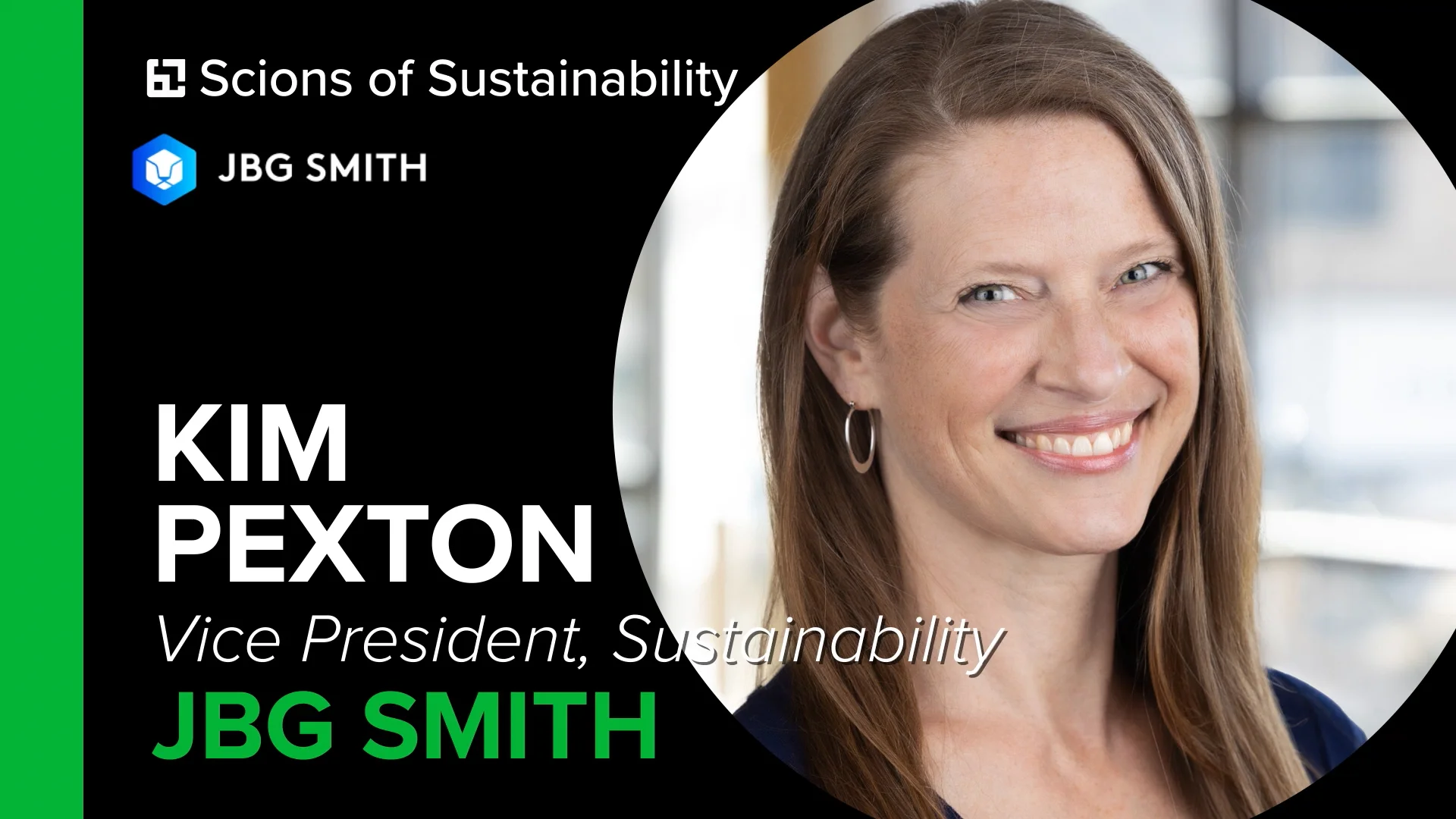 Scions of Sustainability | Kim Pexton, JBG Smith on Vimeo