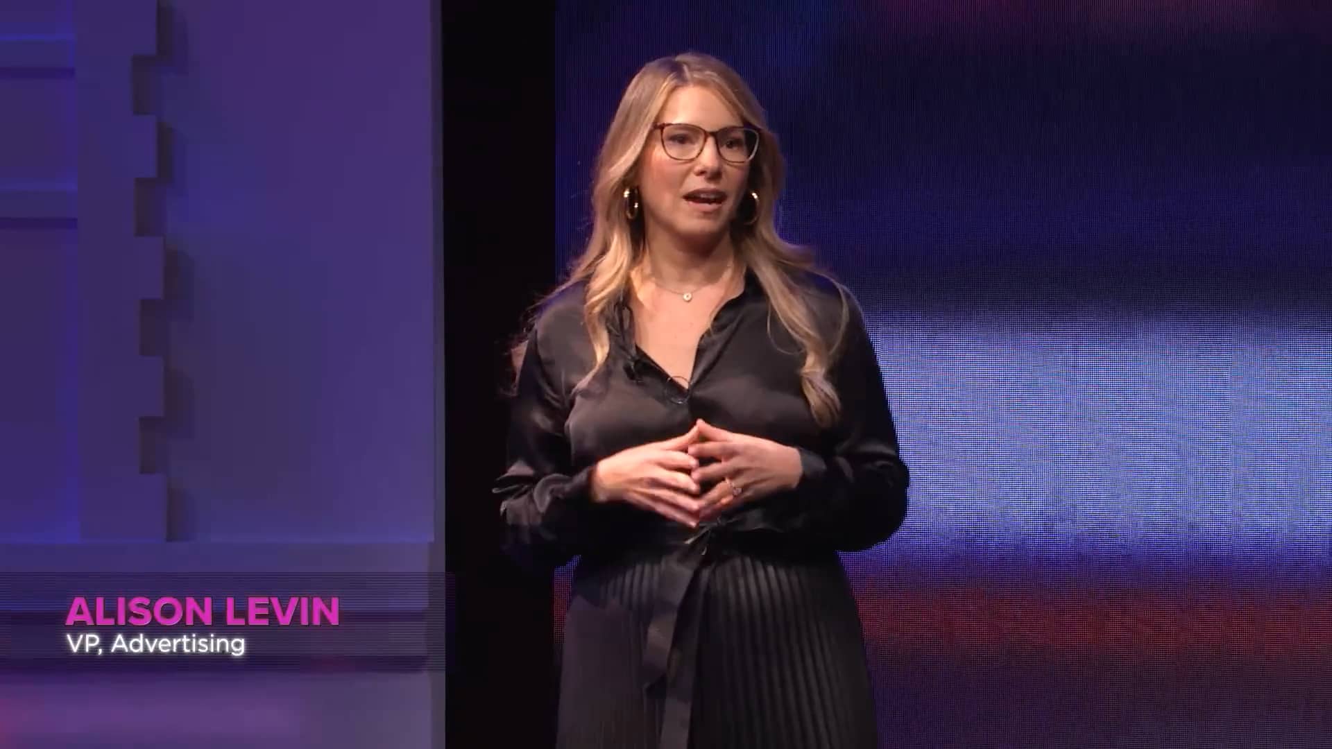 NewFront clip: Alison Levin welcomed a live, in-person NYC audience on ...