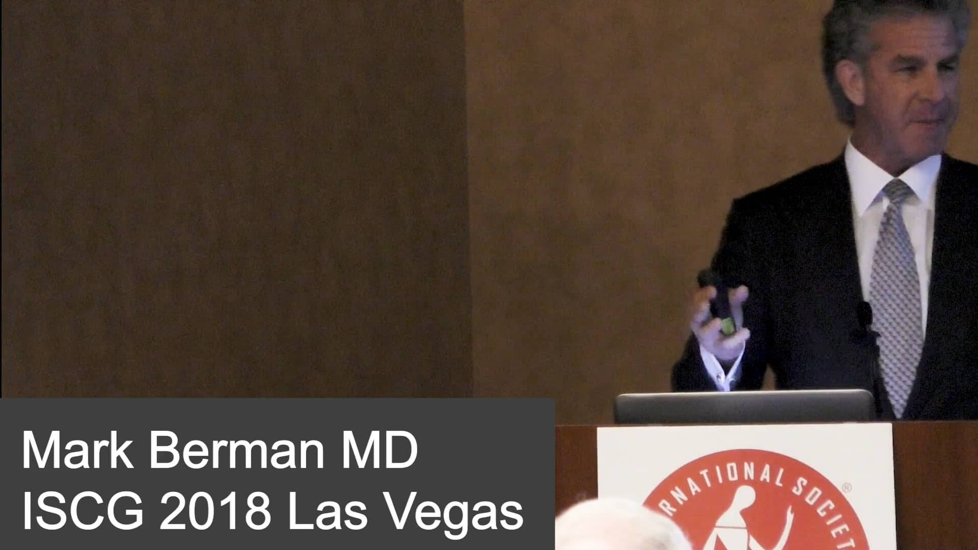 Mark Berman on Stem Cells at ISCG 2018 on Vimeo