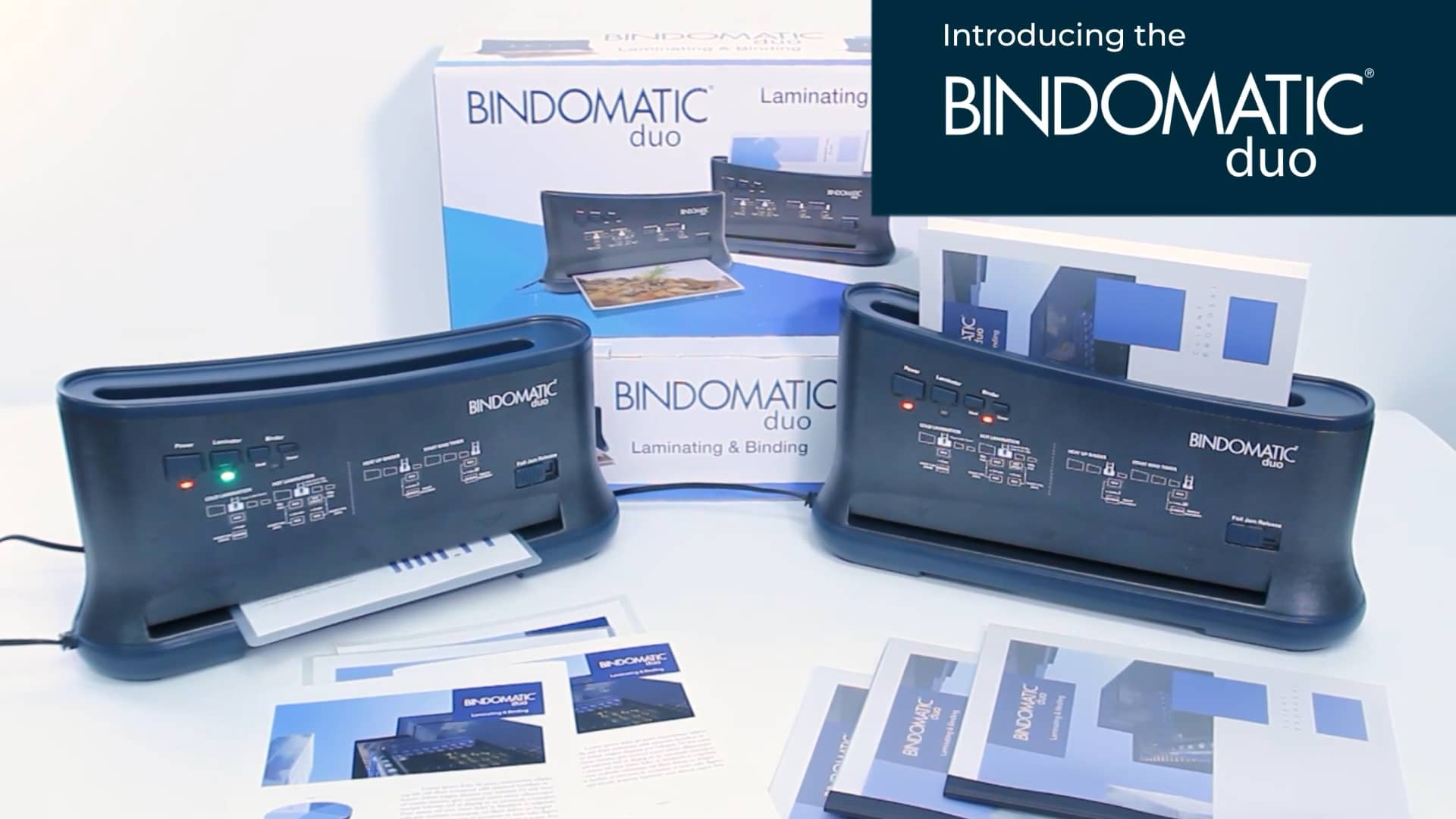 Bindomatic Duo – Binder and Laminator 2-in-1 on Vimeo