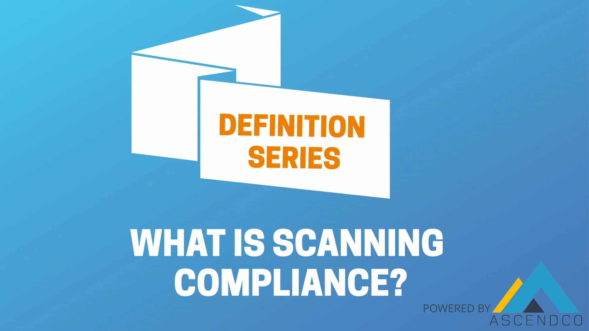 What is scanning compliance? on Vimeo