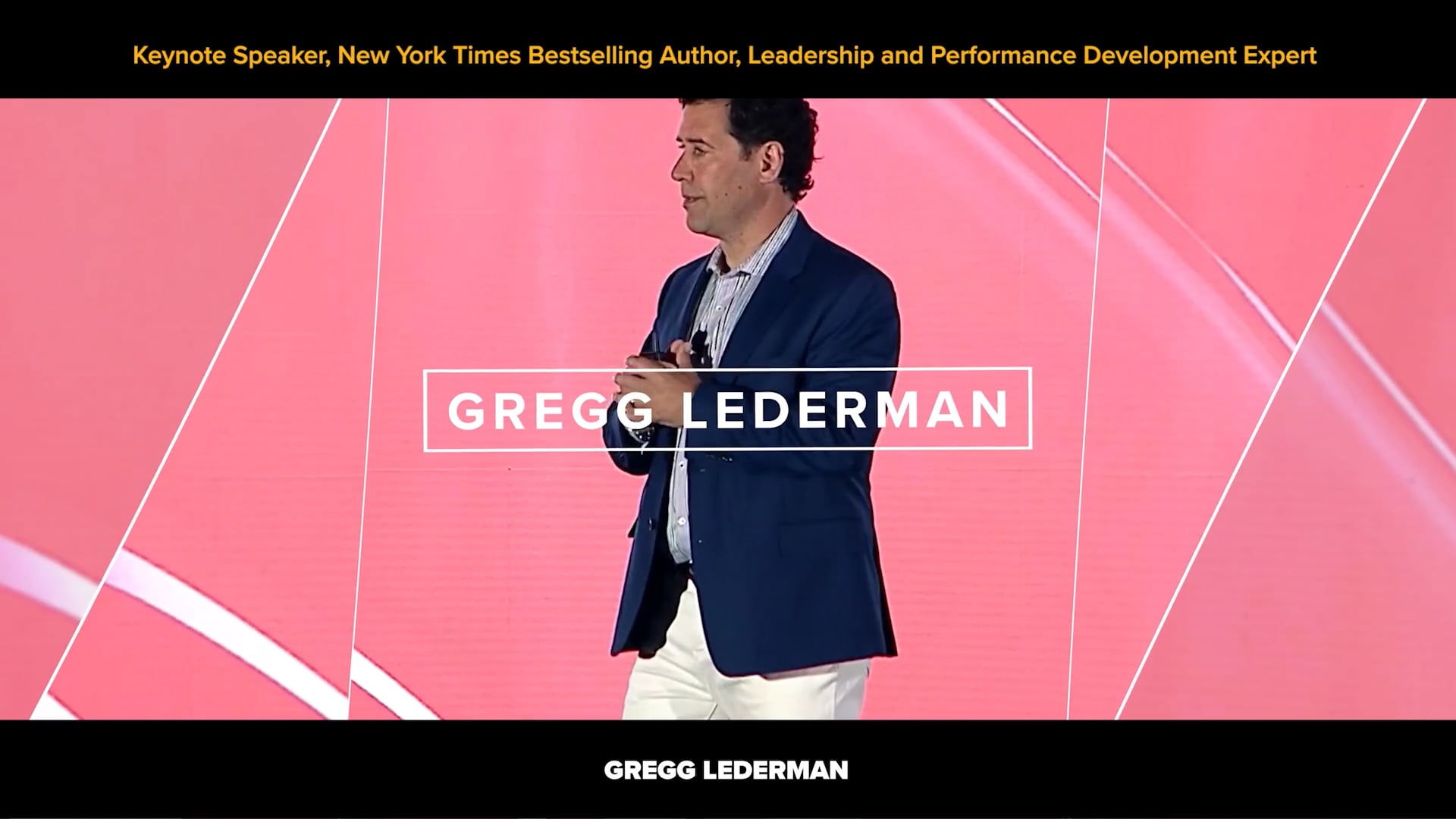 SPEAKING | Gregg Lederman