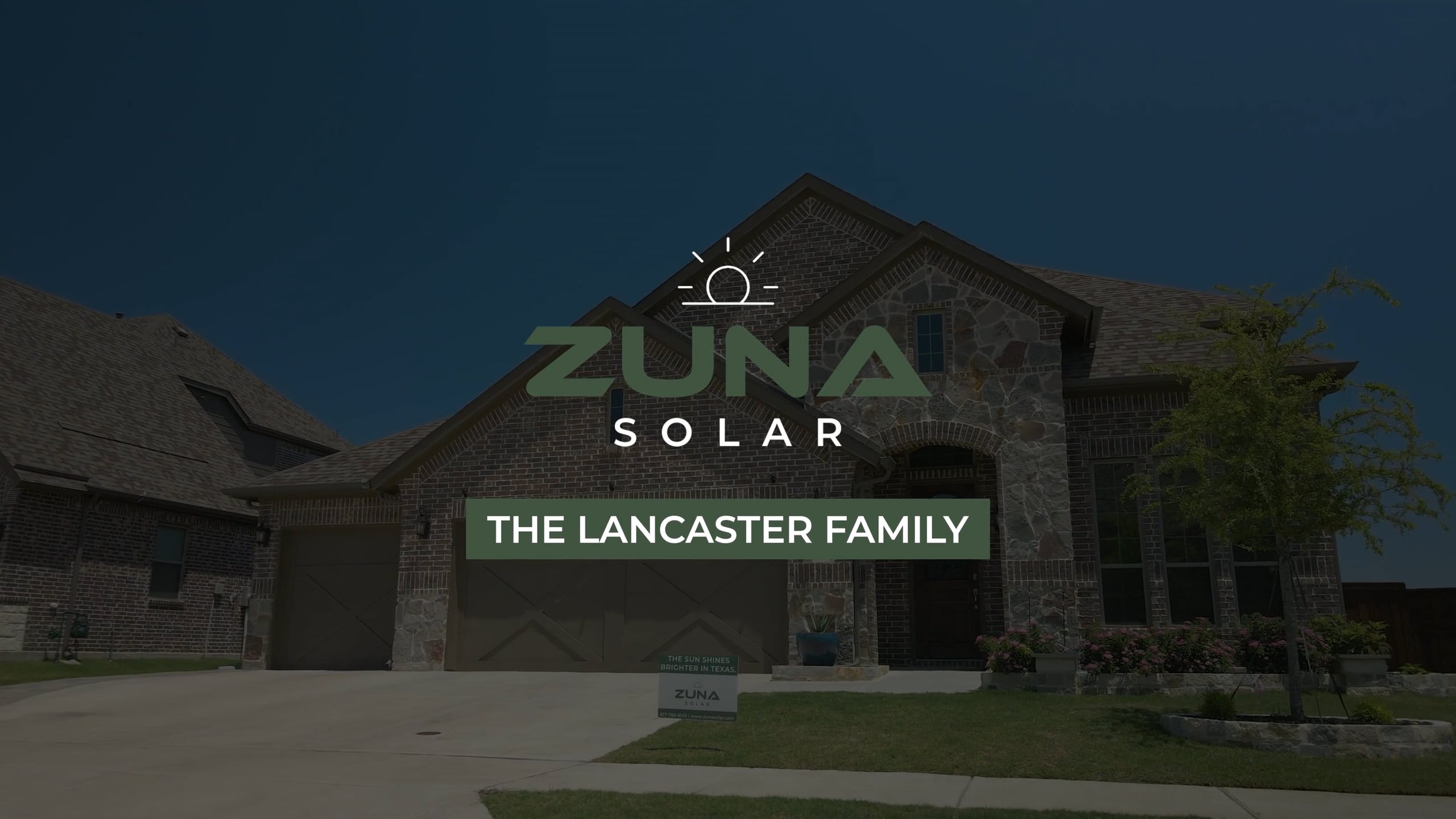 THE LANCASTER FAMILY | ZUNA SOLAR on Vimeo