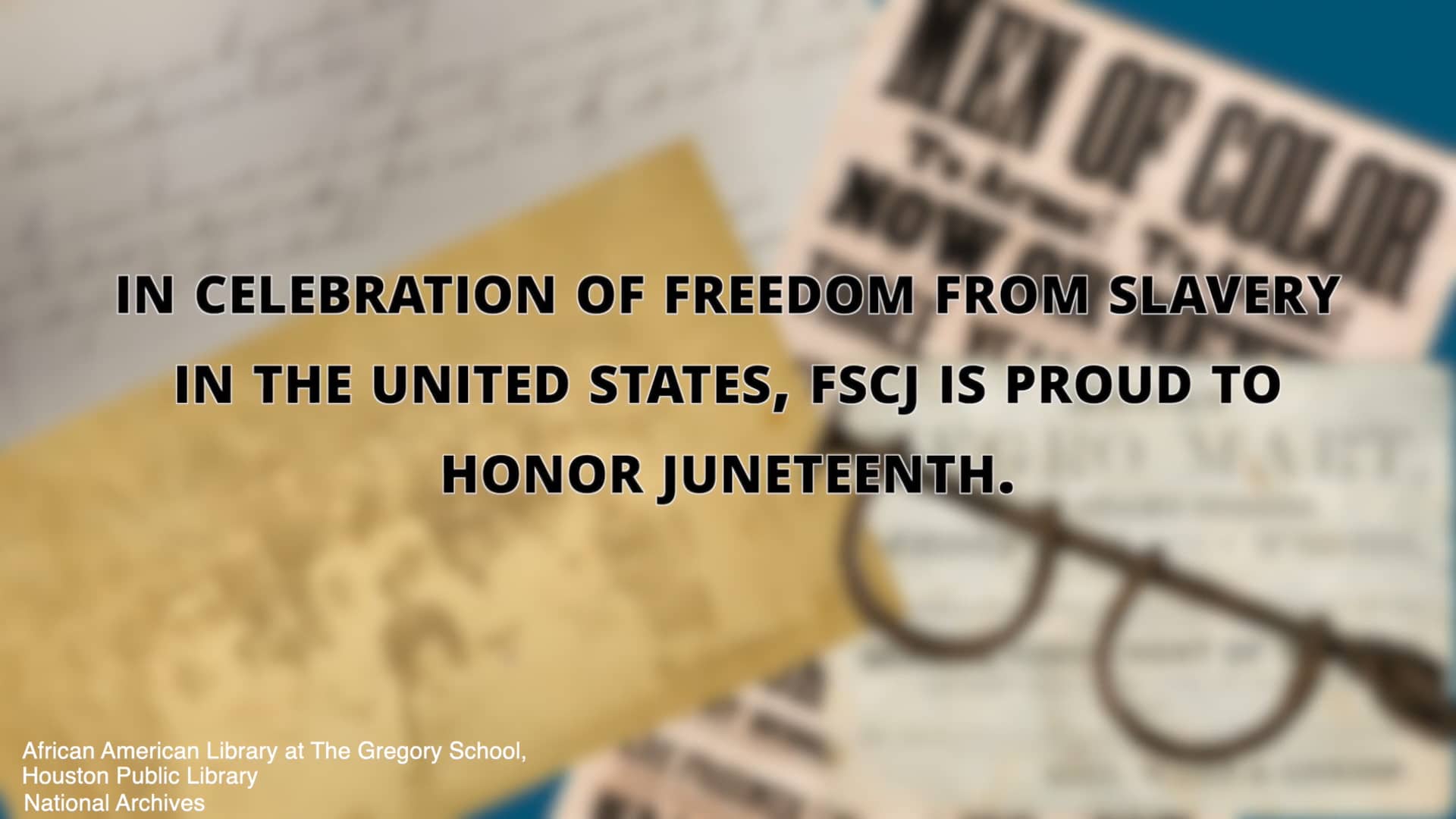 Juneteenth Proclamation on Vimeo