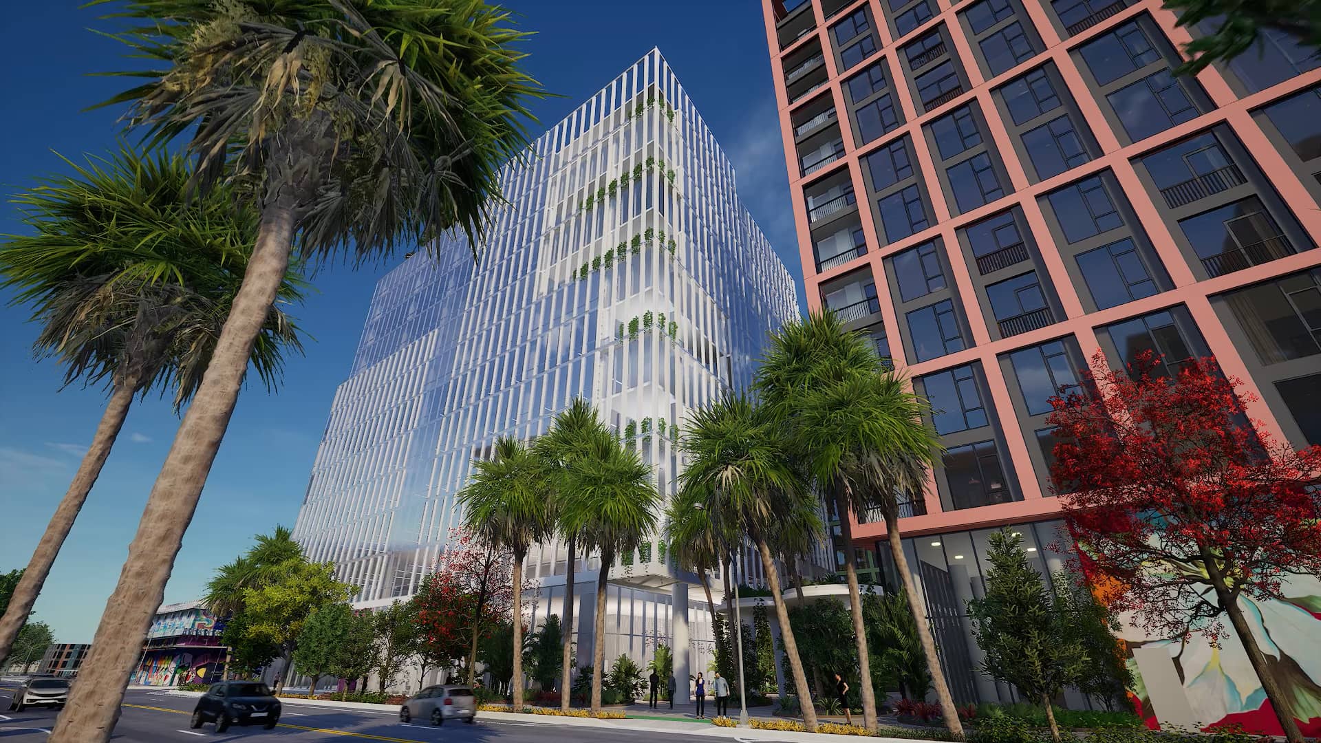 The Wynwood Plaza | Overview rendering on Vimeo