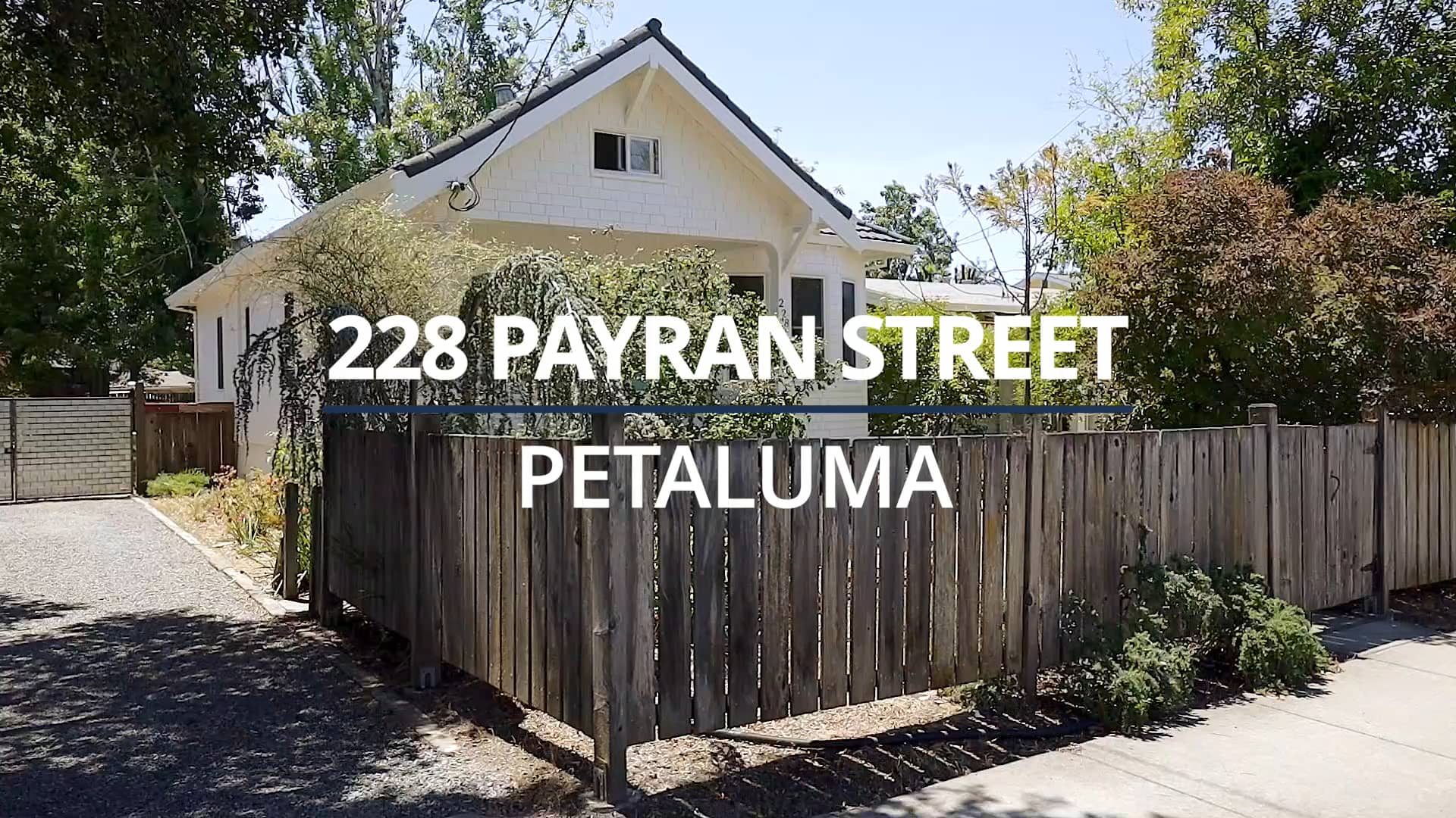 228 Payran Street, Petaluma - Presented by: Amee Sas on Vimeo