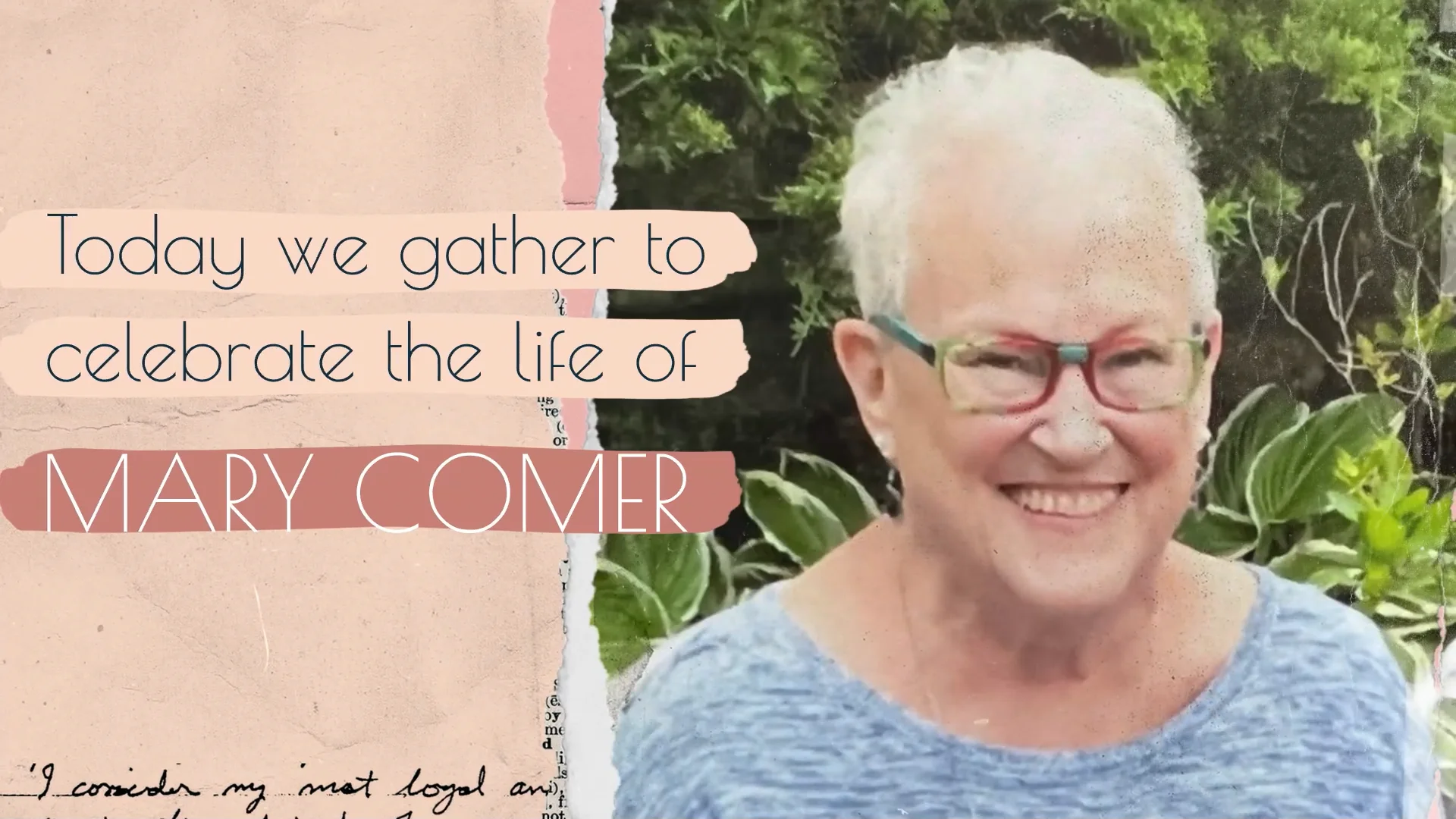 Mary Comer on Vimeo