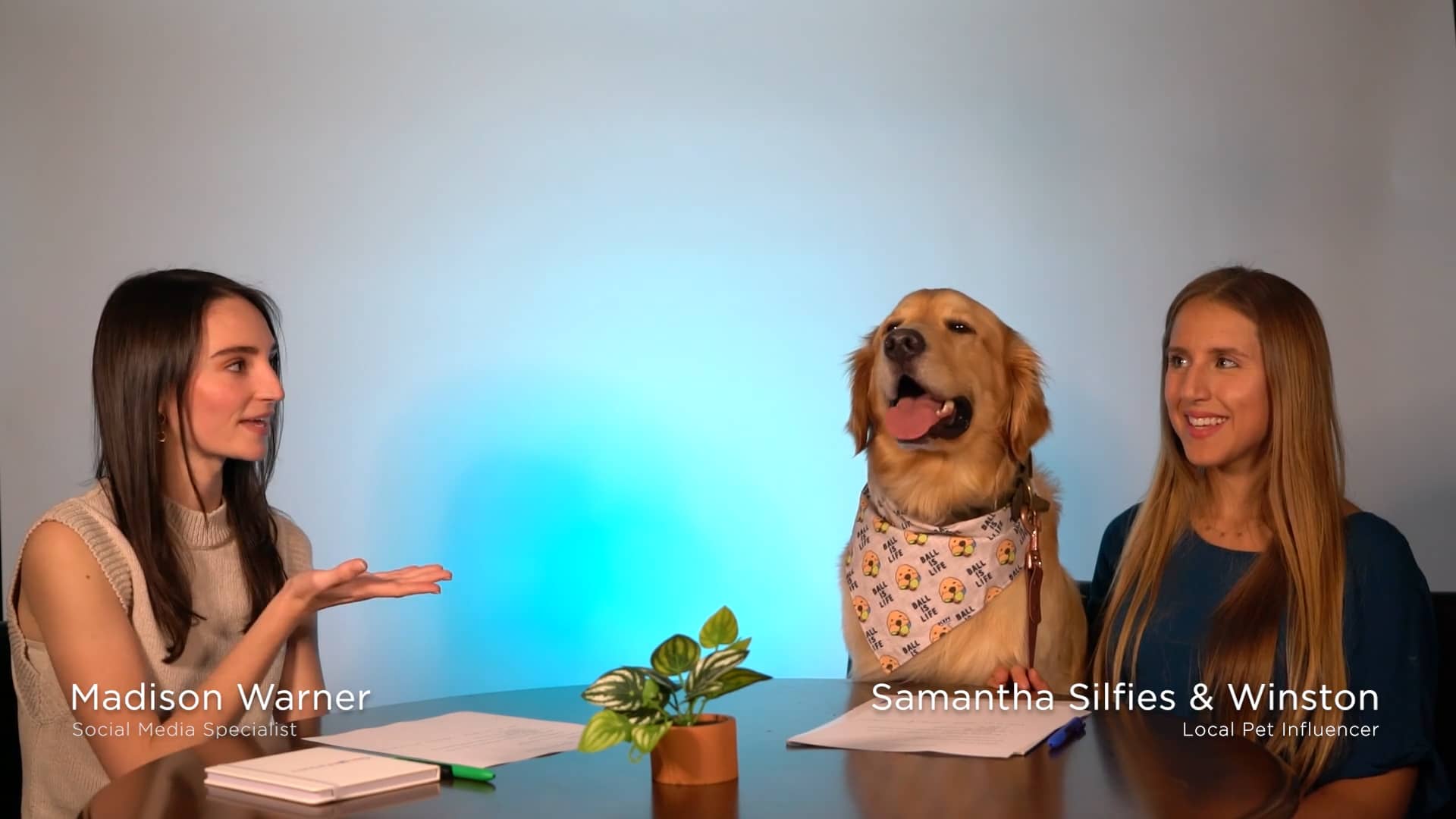 Lets Talk Influencers_Samantha Silfies and Winston_Intro on Vimeo