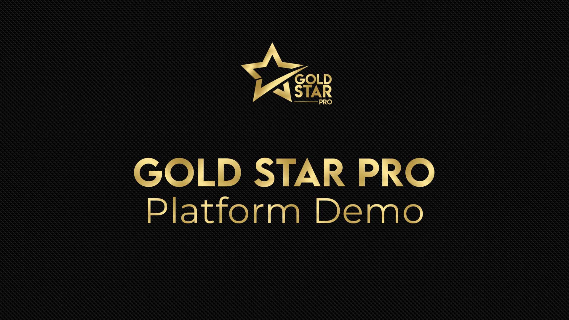 Gold Star Pro Demo on Vimeo