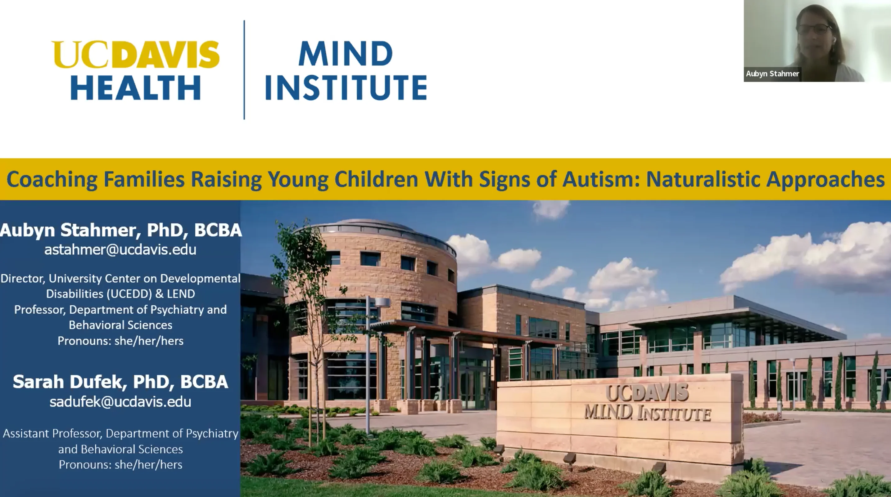 Coaching Families Raising Young Children with Signs of Autism ...