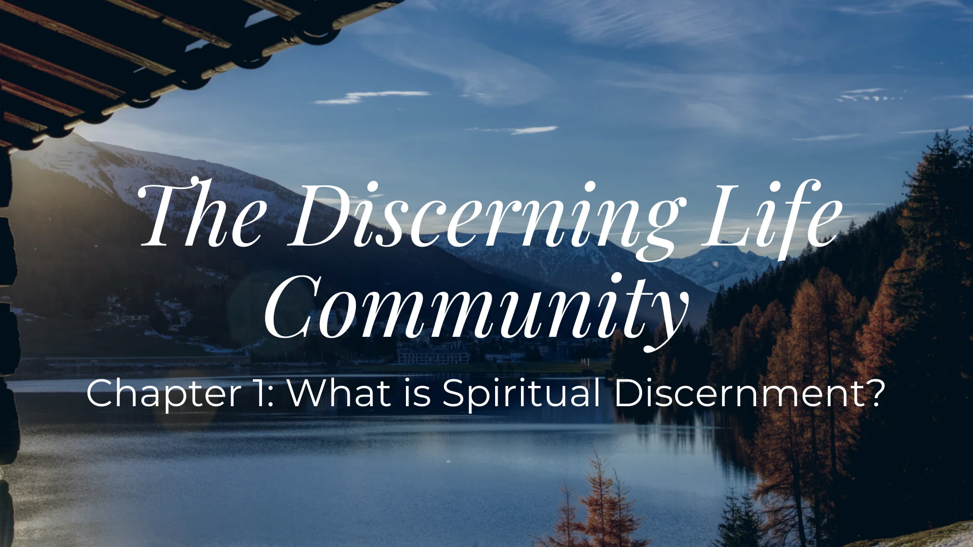 The Discerning Life, Chapter 1 on Vimeo