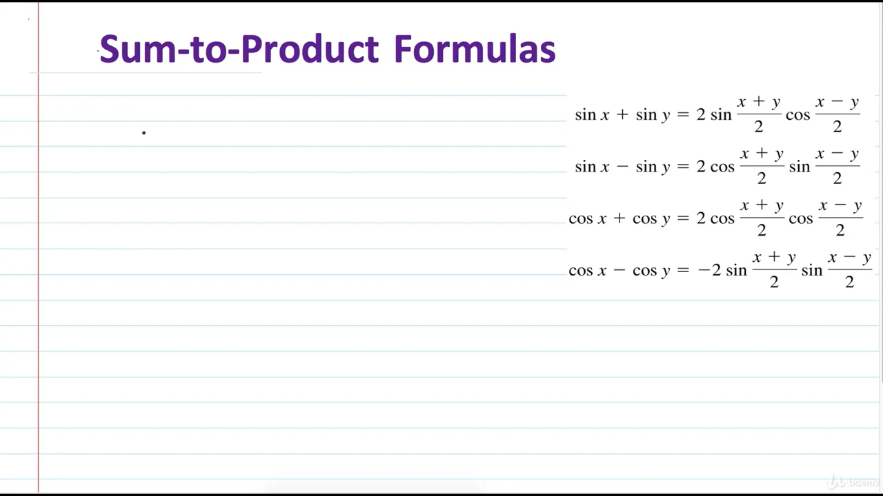 49-Sum-to-Product Formulas on Vimeo