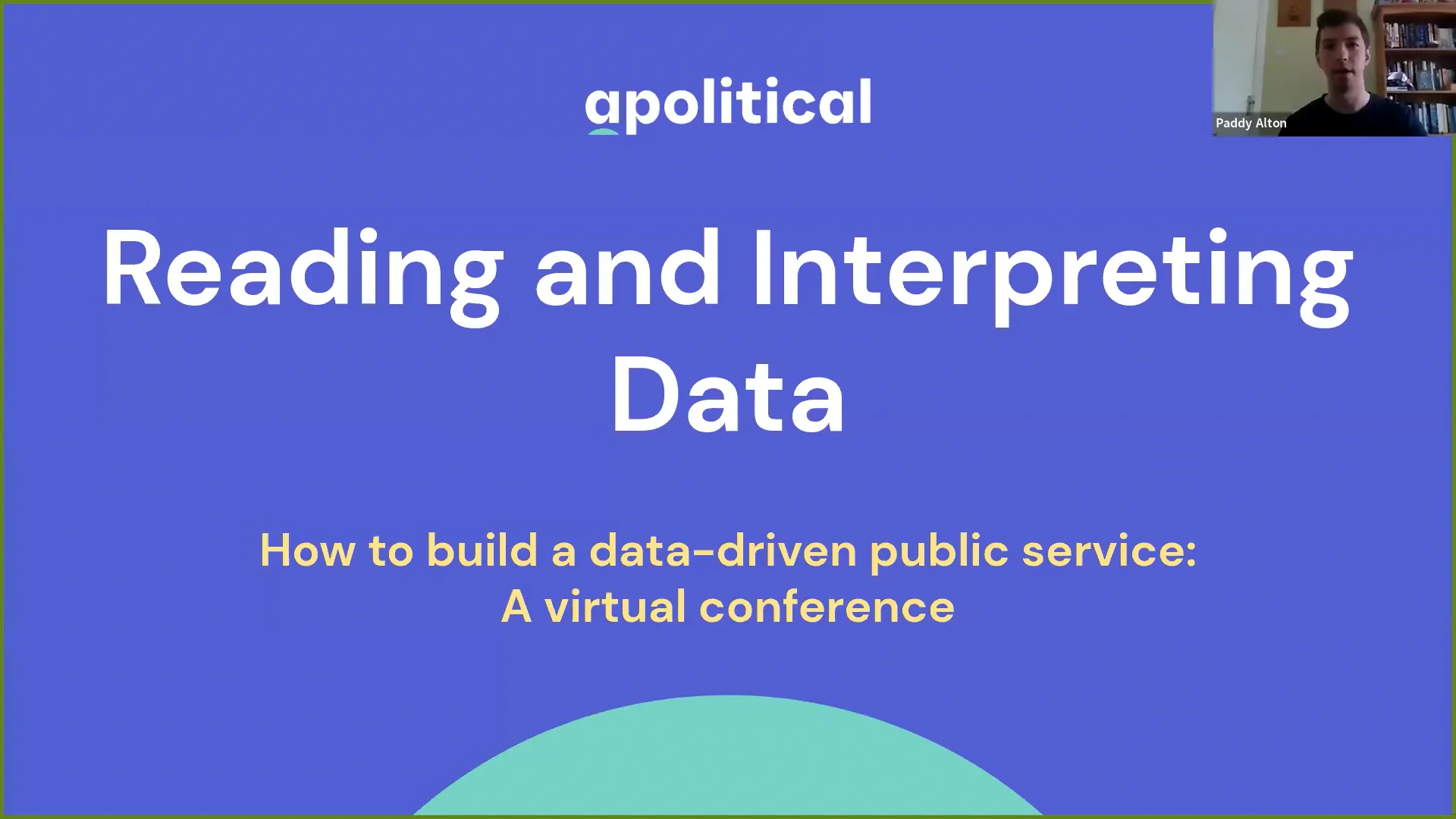 How to build a data-driven public service - Session 1 - Reading and ...