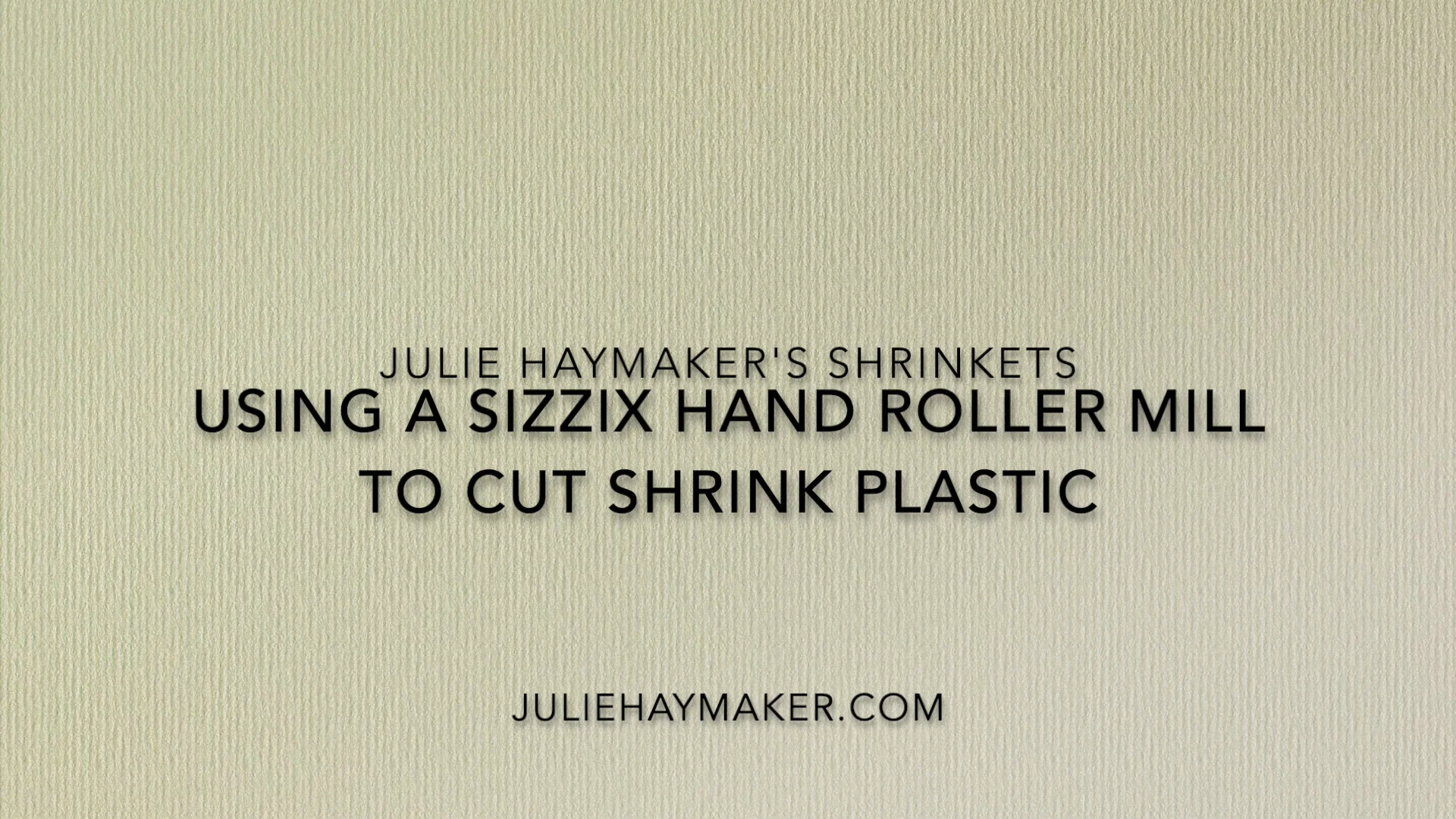 Using the Sizzix Big shot switch and Using the Big Shot - Sizzix Big ...