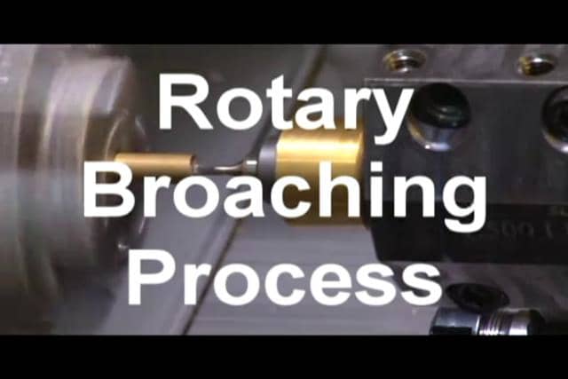 Rotary Broaching on Vimeo