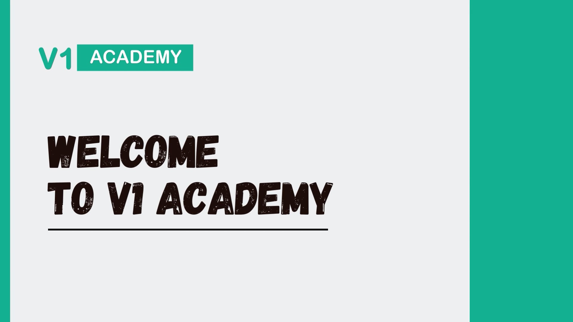V1 Academy on Vimeo