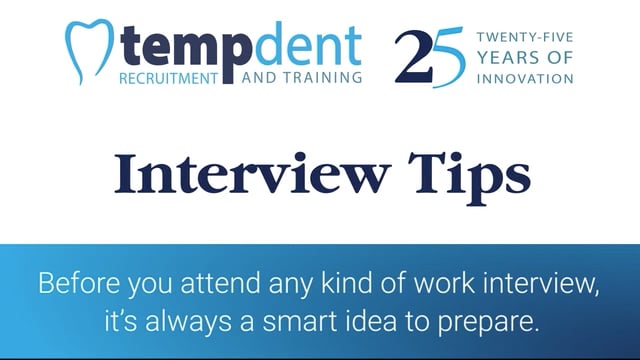 Tempdent Interview Tips on Vimeo