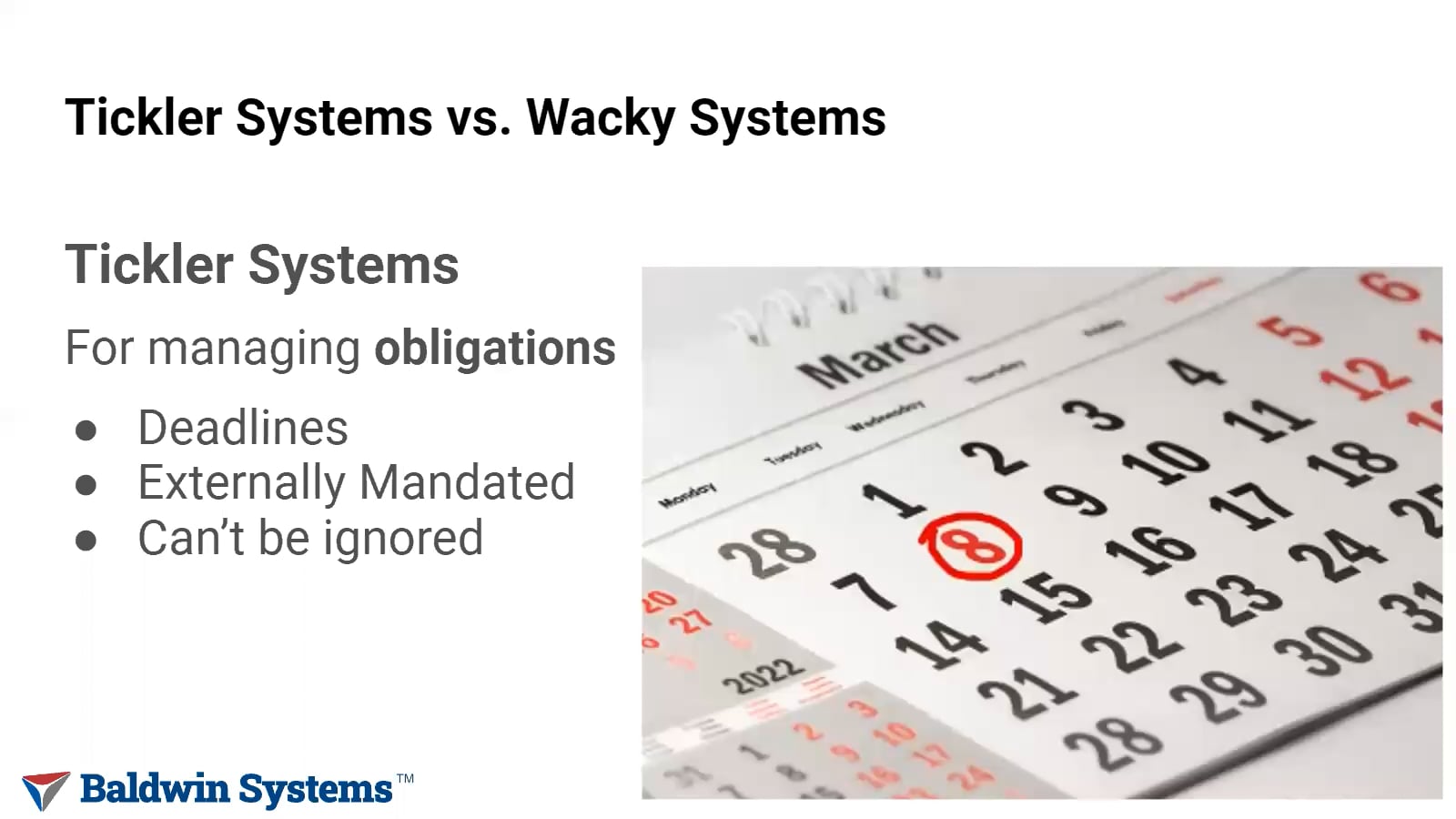 Tickler Systems on Vimeo