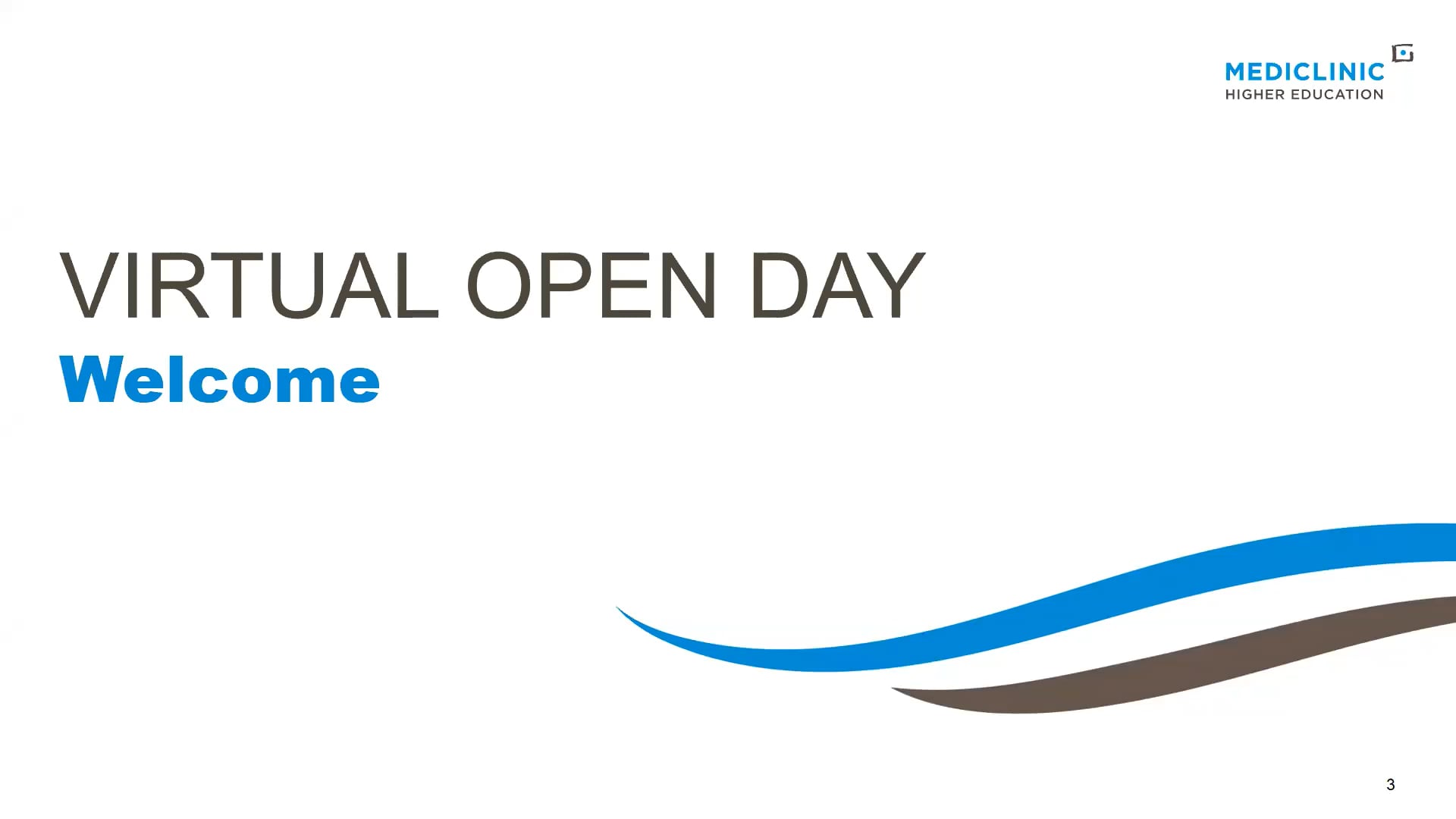 Webinar: Mediclinic Higher Education Virtual Open Day on Vimeo