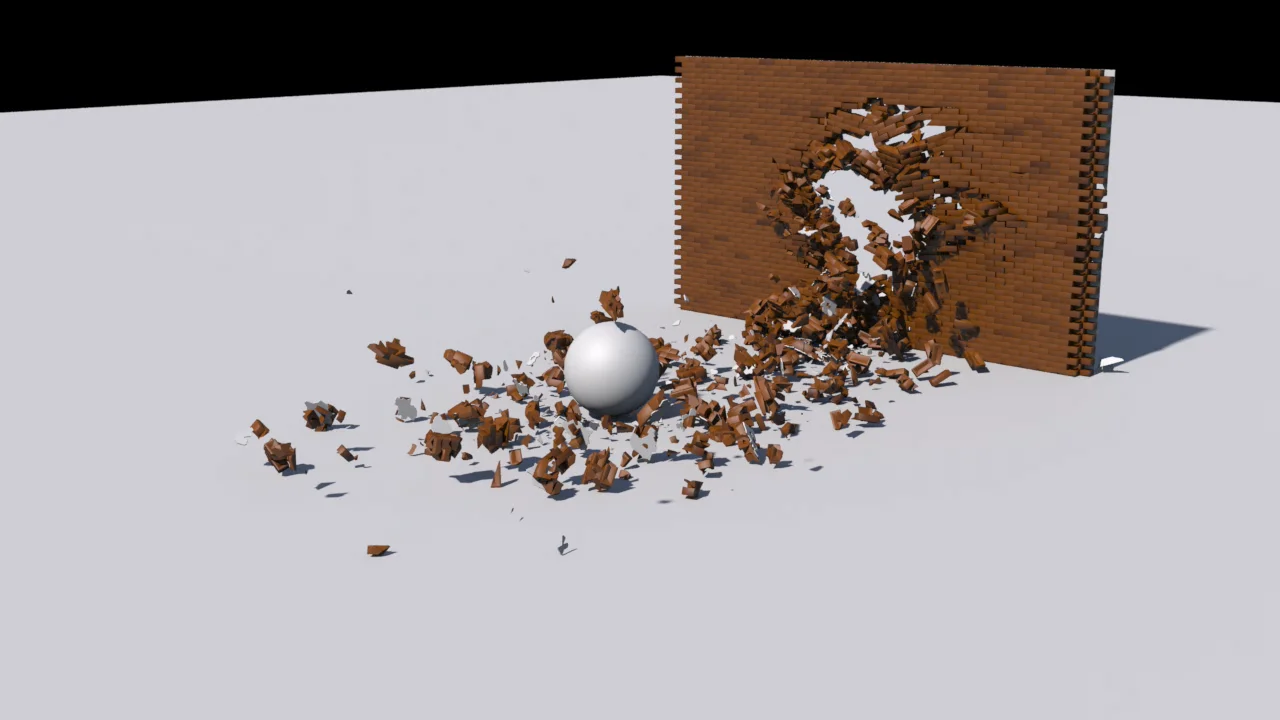 Brick Wall Simulation | Houdini