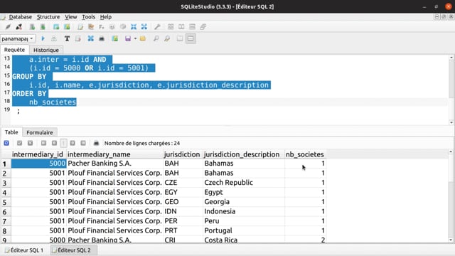 Ordonnez vos données avec ORDER BY - Requêtez une base de données avec ...