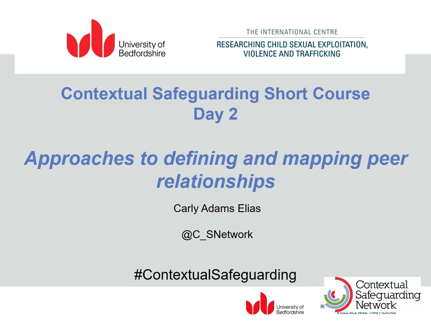 Peer relationships and mapping webinar on Vimeo