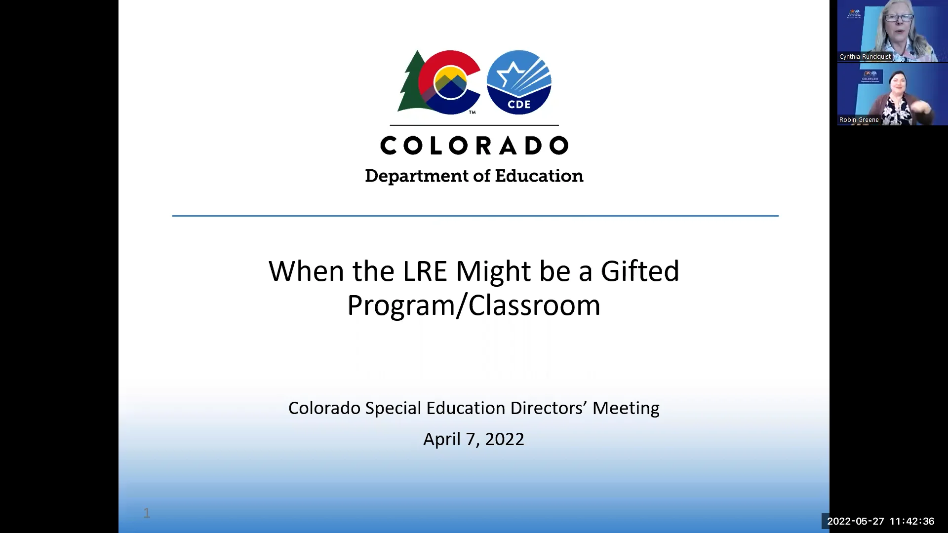 When the LRE Might be a Gifted Program/Classroom