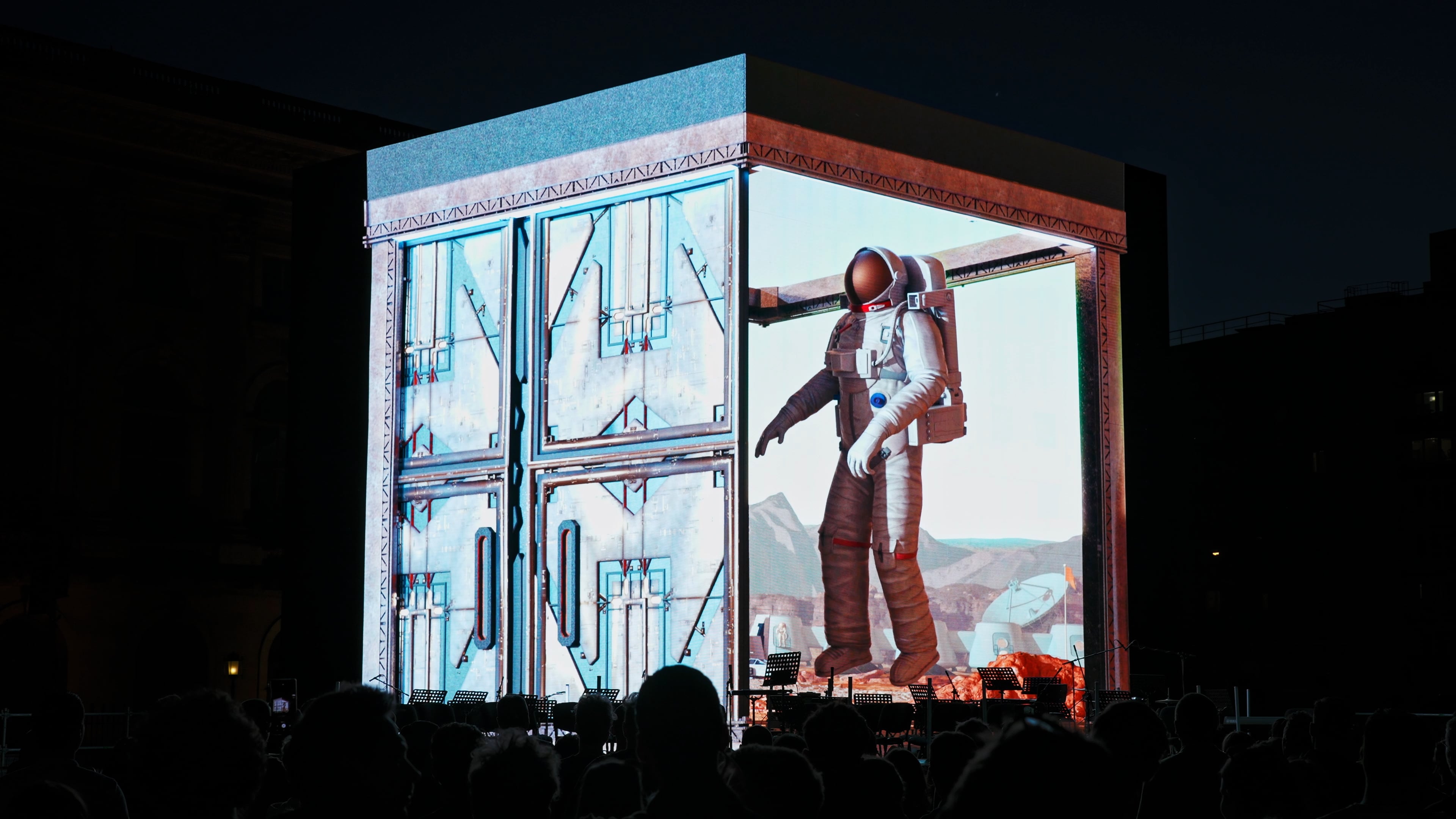 3D LED Anamorphic Display for Orange on Vimeo