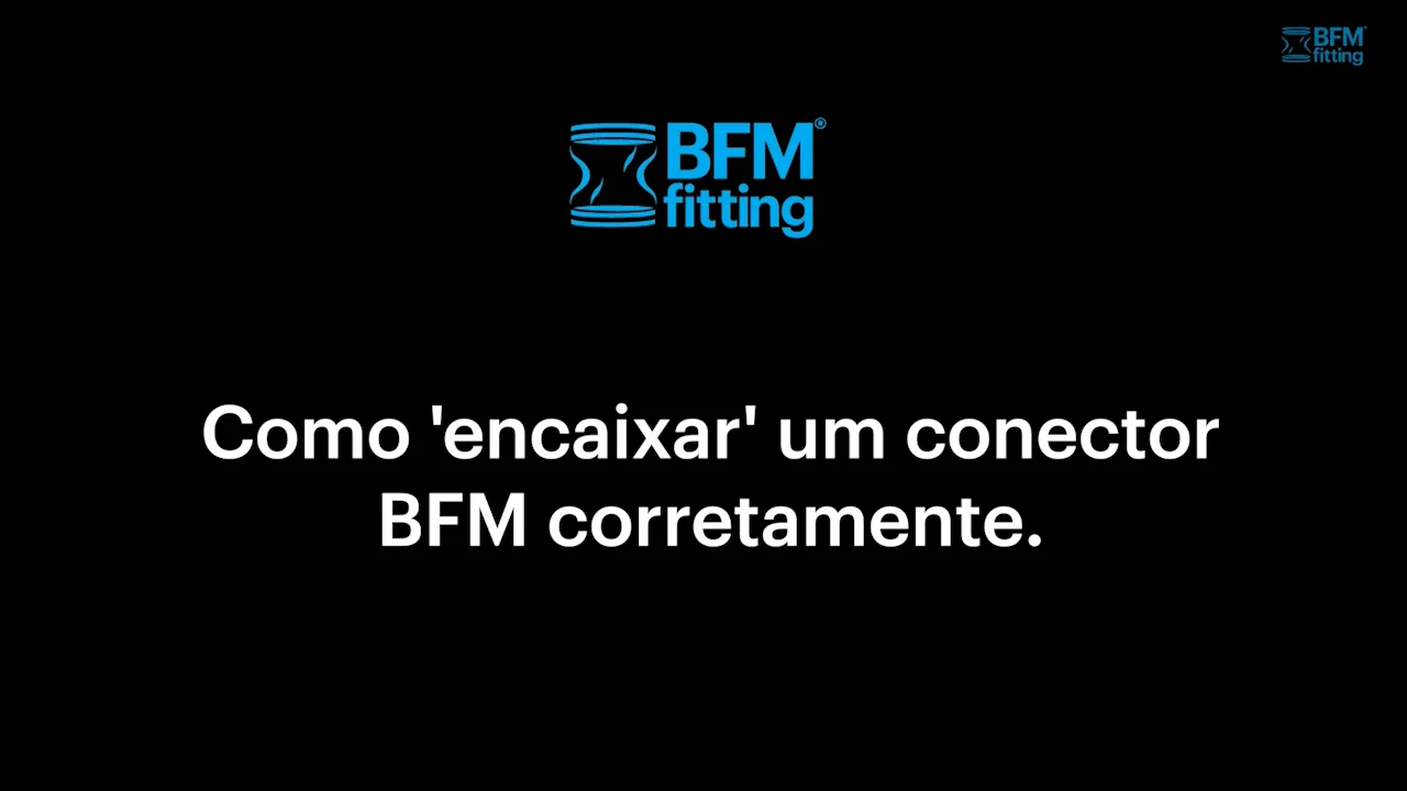 (PORTUGUESE) BFM® Como 'encaixar' um conector BFM corretamente - How to Snap Fit a Connector on ...