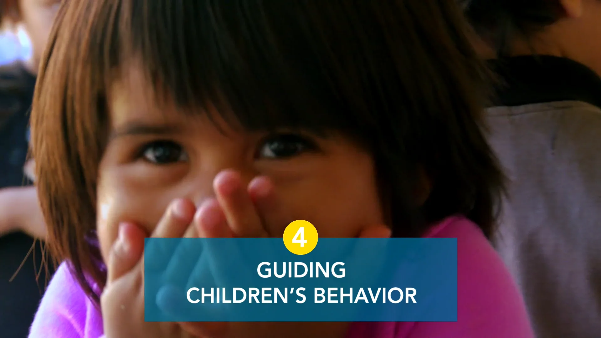 Guiding Children's Behavior