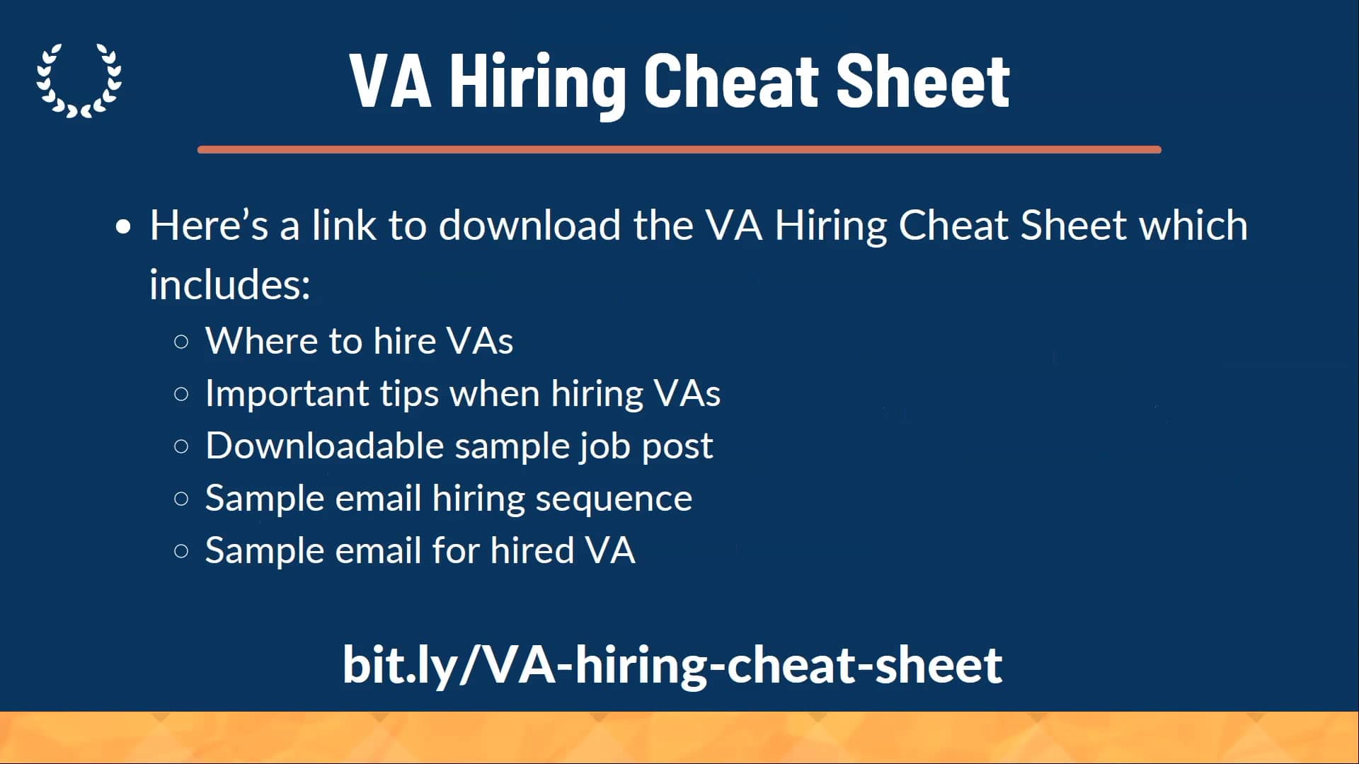 Legal VA Starter Kit — VA Hiring Cheat Sheet on Vimeo