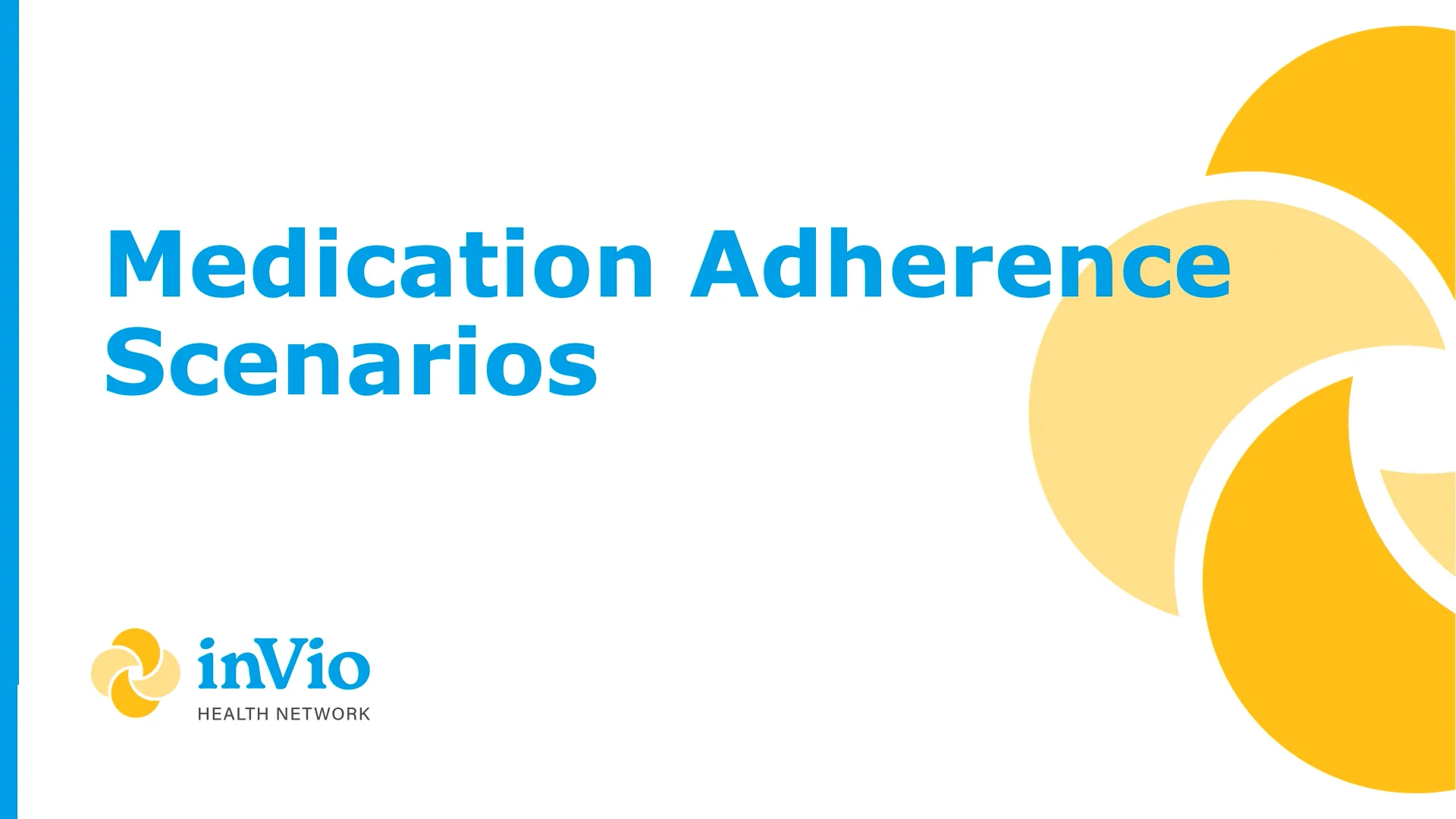 Medicare Advantage Training - Medication Adherence Scenarios on Vimeo