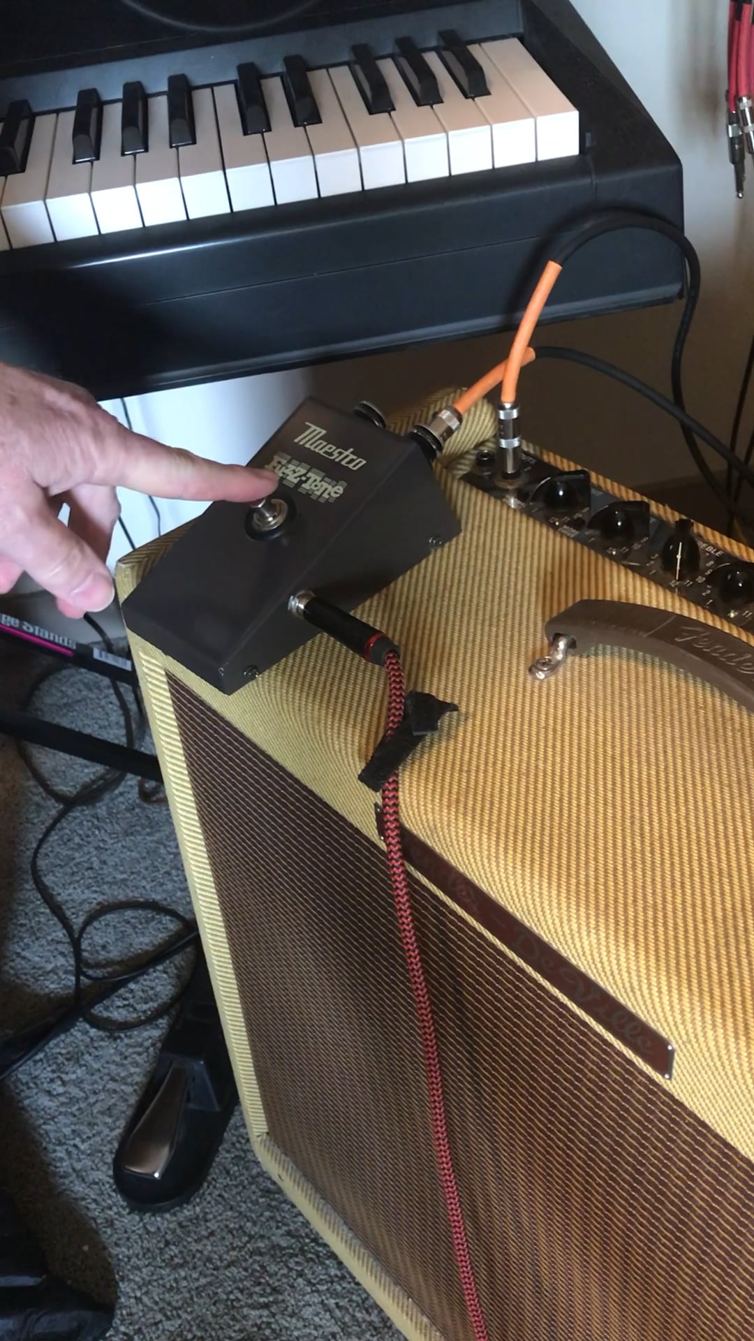Maestro Fuzz Tone pedal on Vimeo