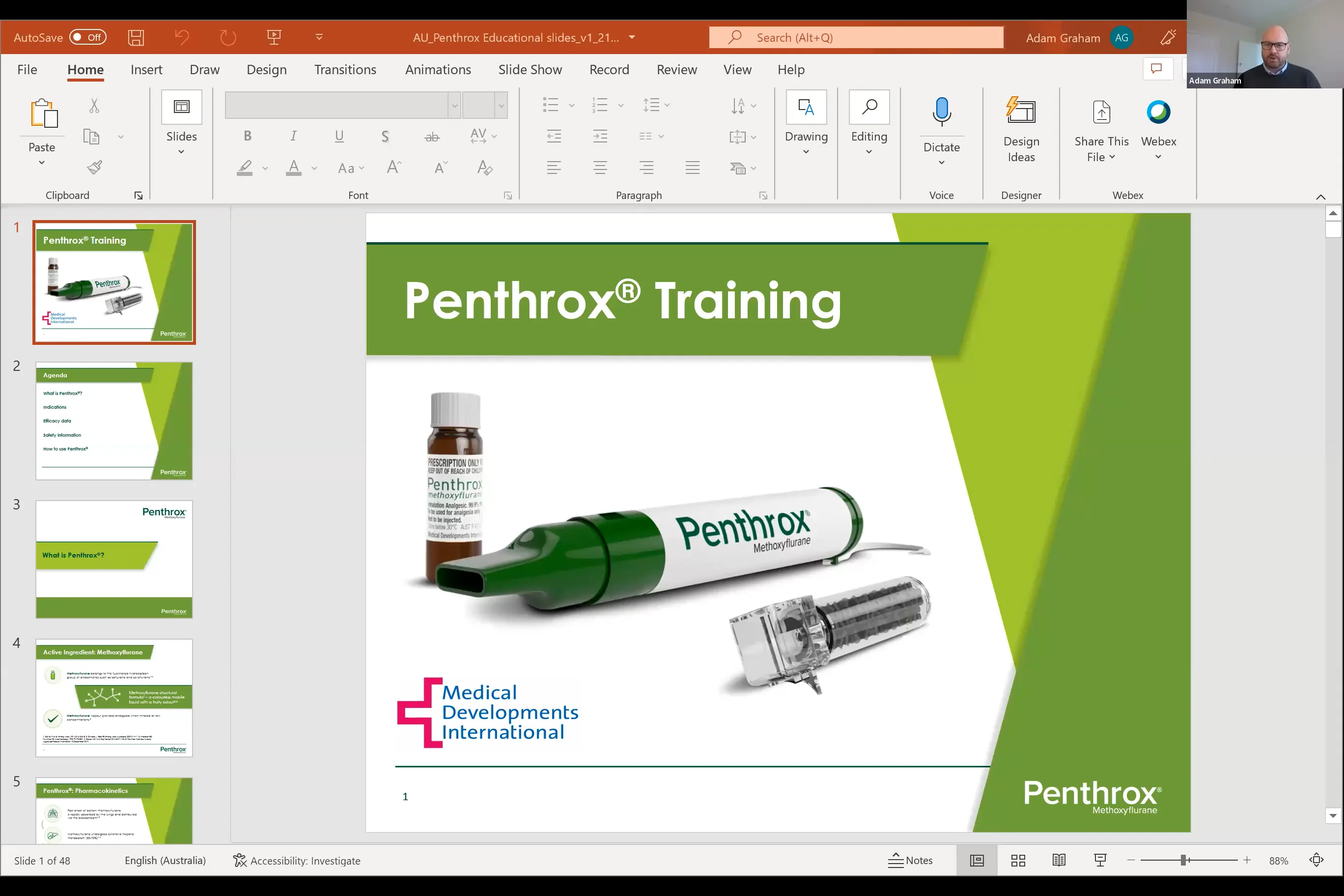 Penthrox training presentation - Repromed