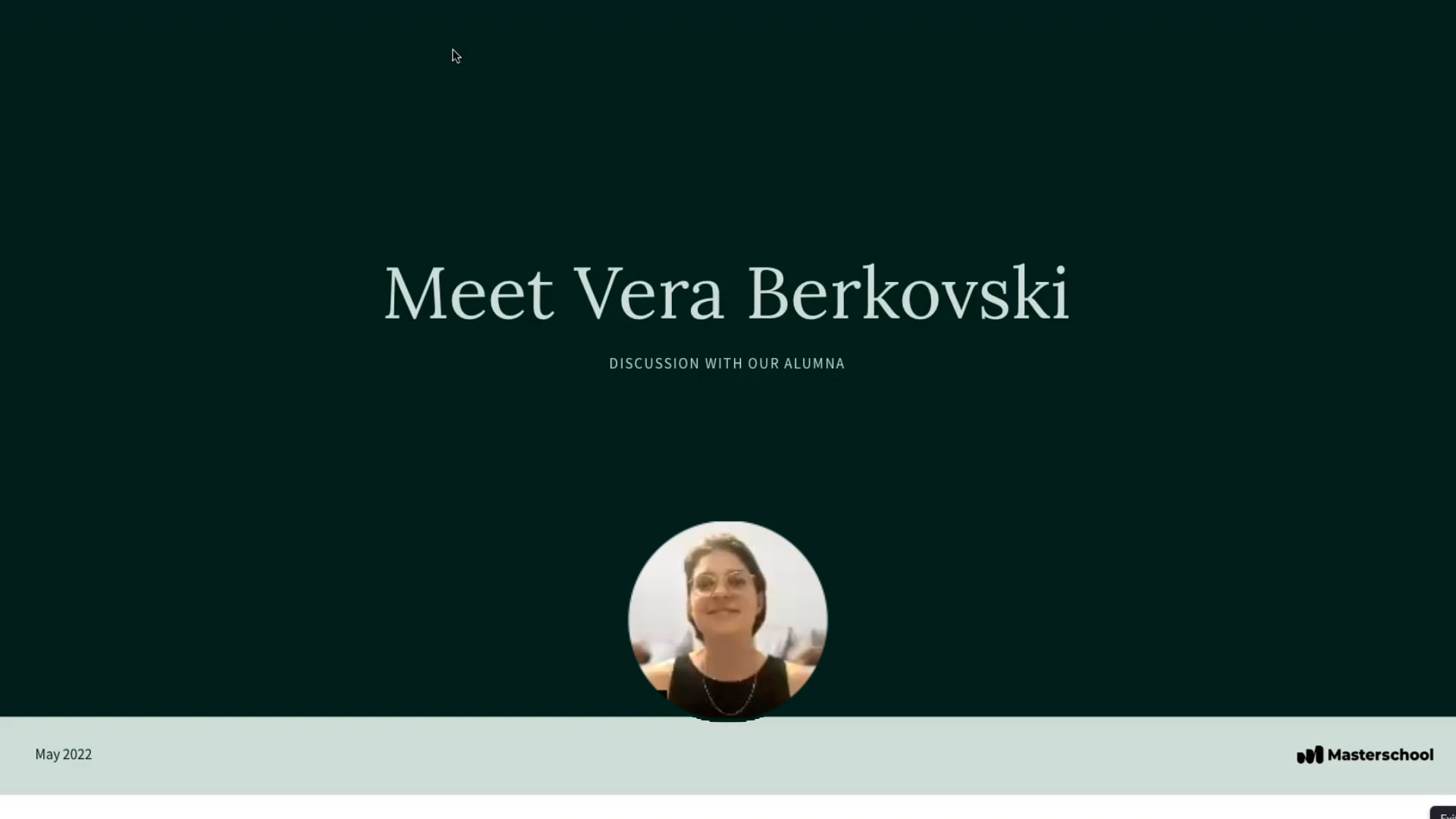 Masterschool Interview with Vera Berkovski_ Data Analysis Success Story ...