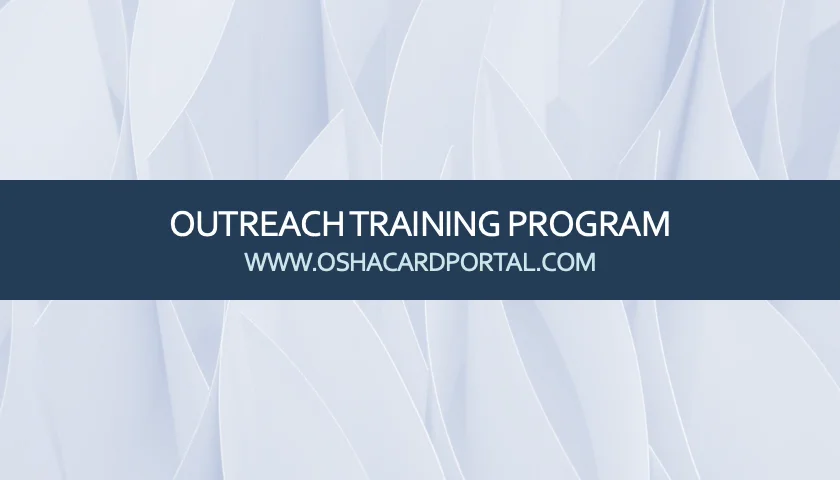 How to Use the Outreach Trainer Portal