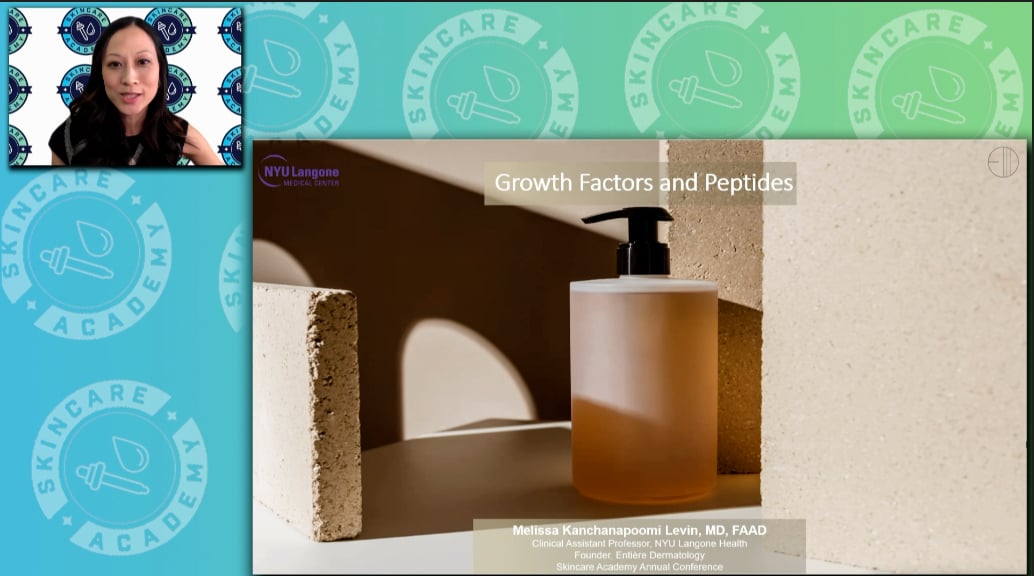 Melissa Levin, MD, FAAD: Growth Factors and Peptides on Vimeo