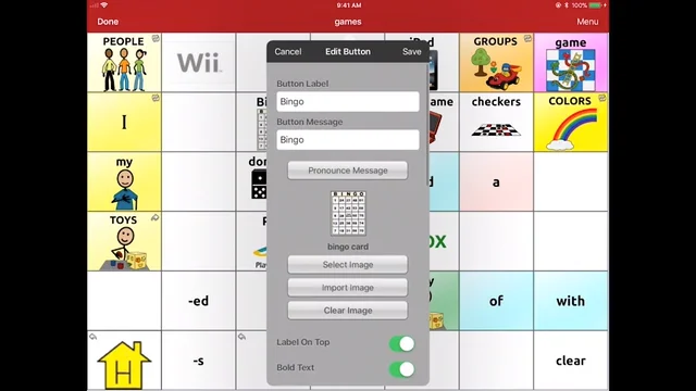 Link New Page to Existing Button - TouchChat WordPower on Vimeo