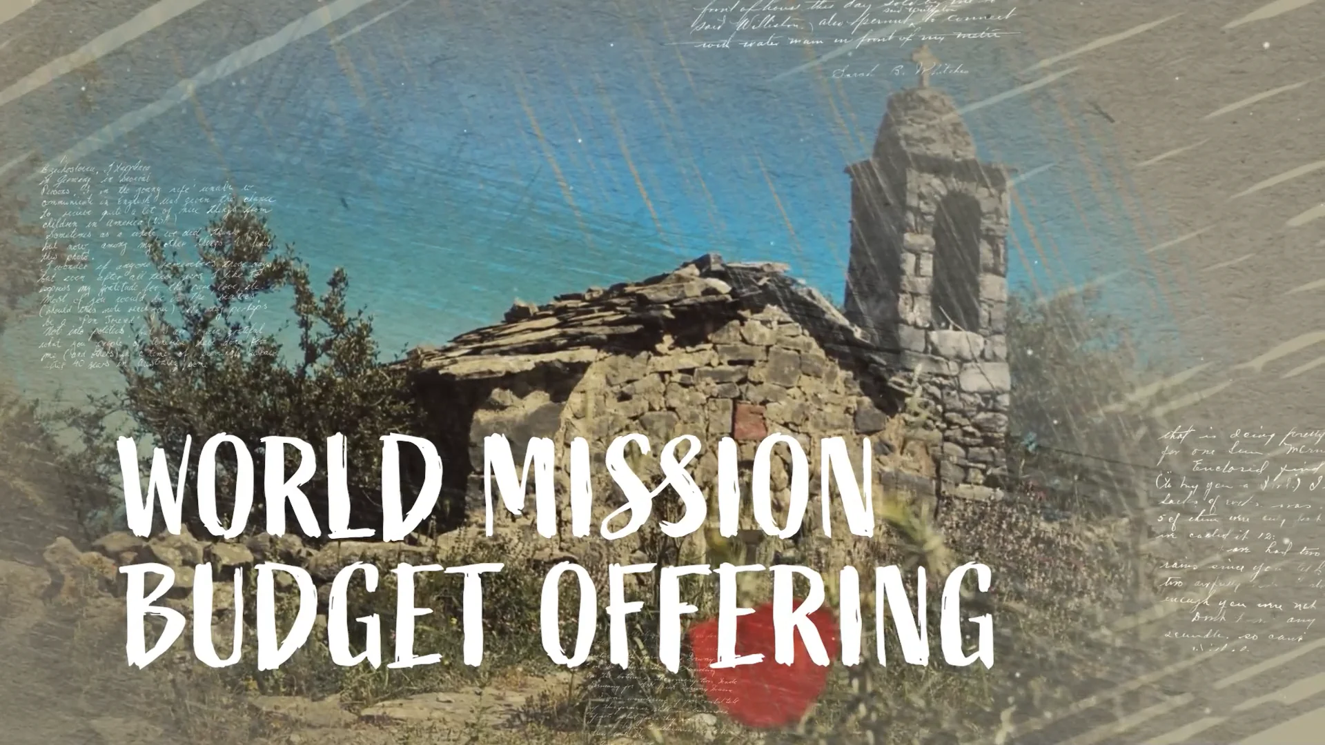 2022 Tithe and Offerings Devotional Readings Videos - 28 World Mission Budget Offering on Vimeo